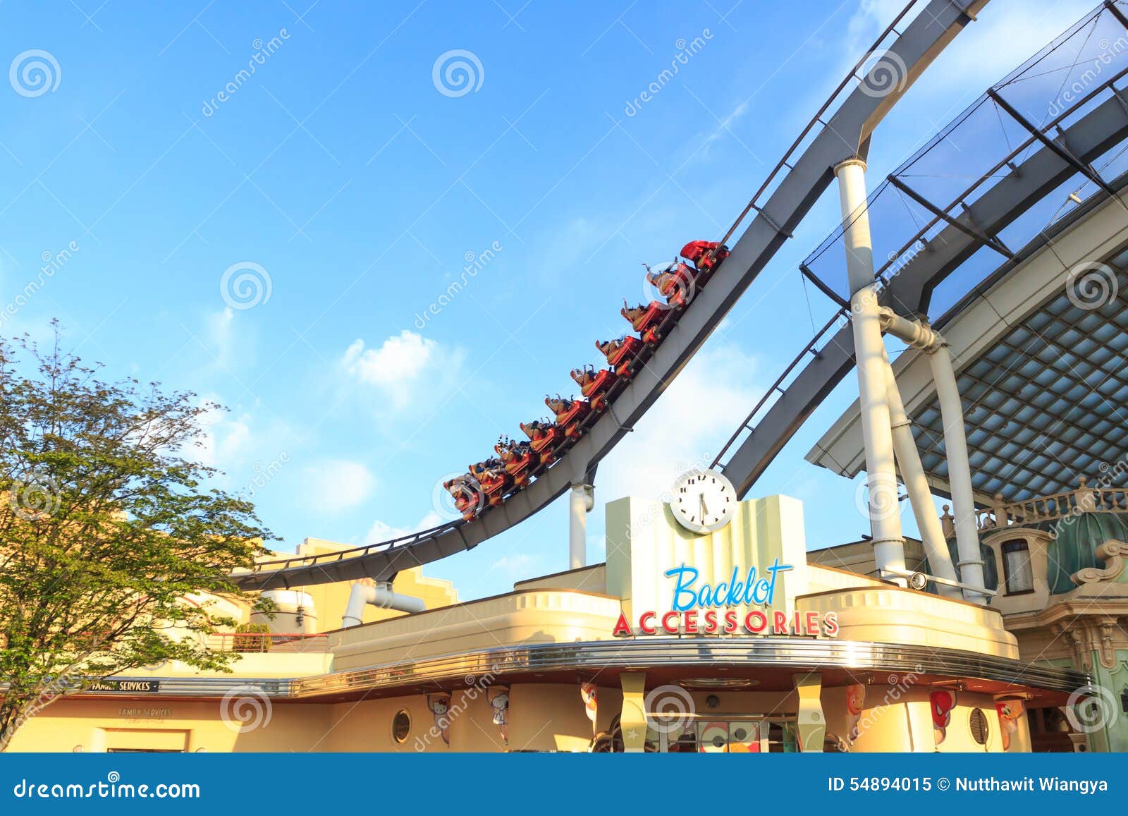 Roller Coaster in Universal Studios,Osaka Japan. Editorial Image ...
