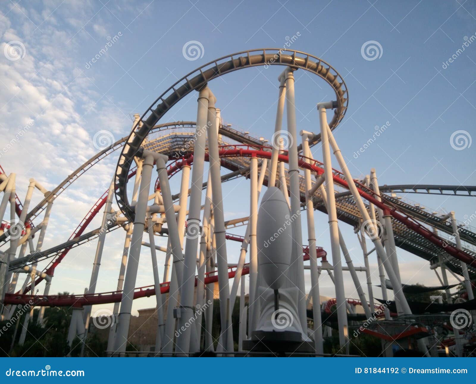 Roller-coaster editorial photography. Image of shot, human - 81844192
