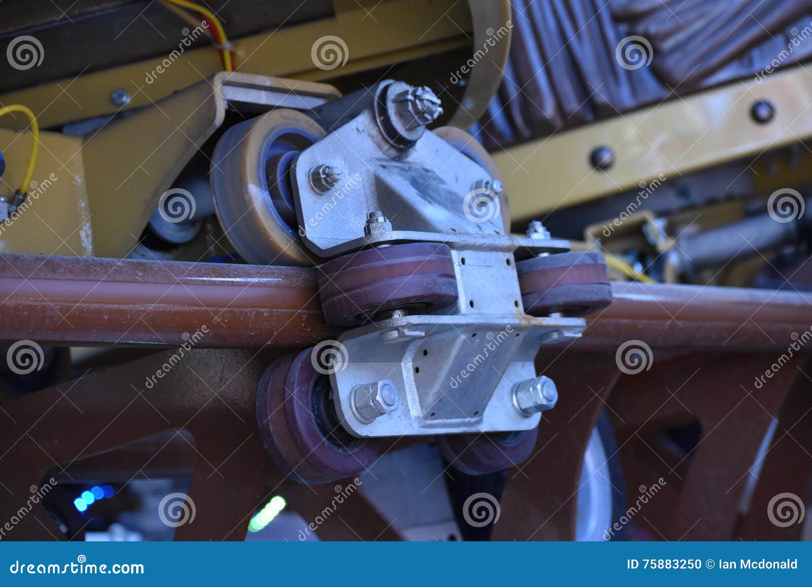 Roller Coaster Wheels stock photo. Image of outdoor, summer - 75883250