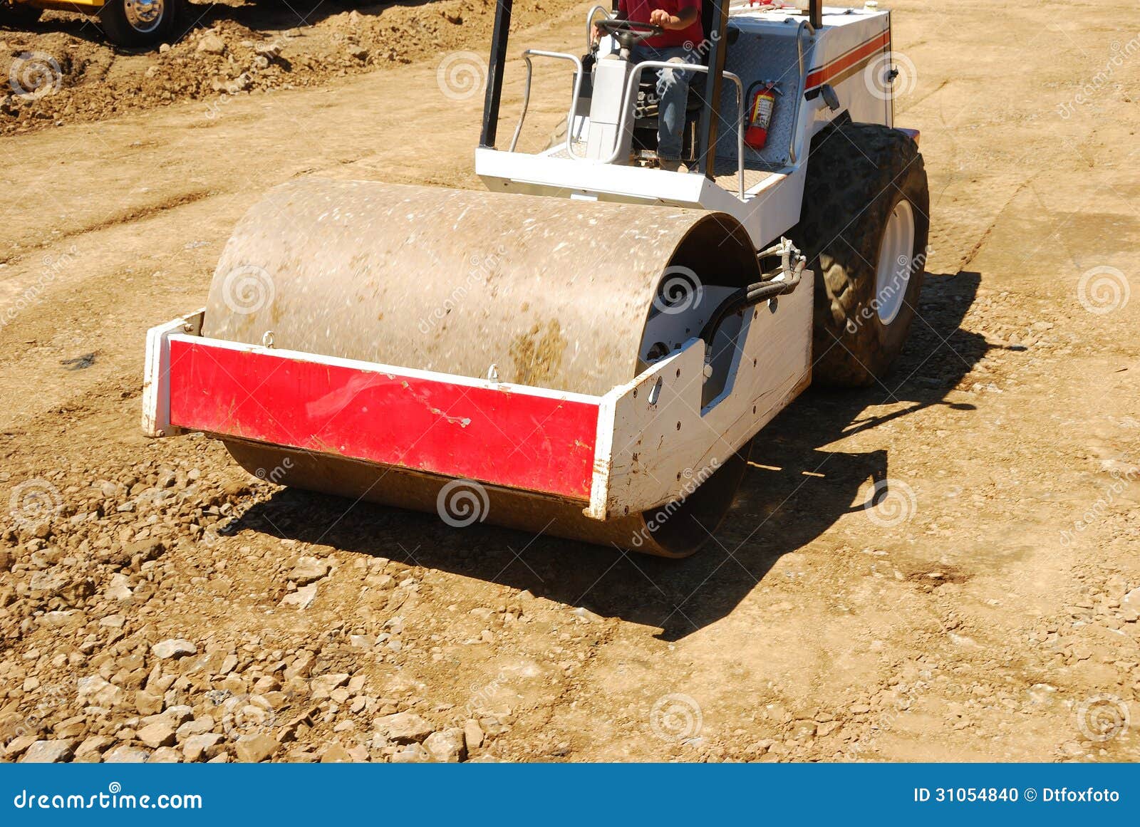 Roller stock photo. Image of vibrator, construction, roller - 31054840