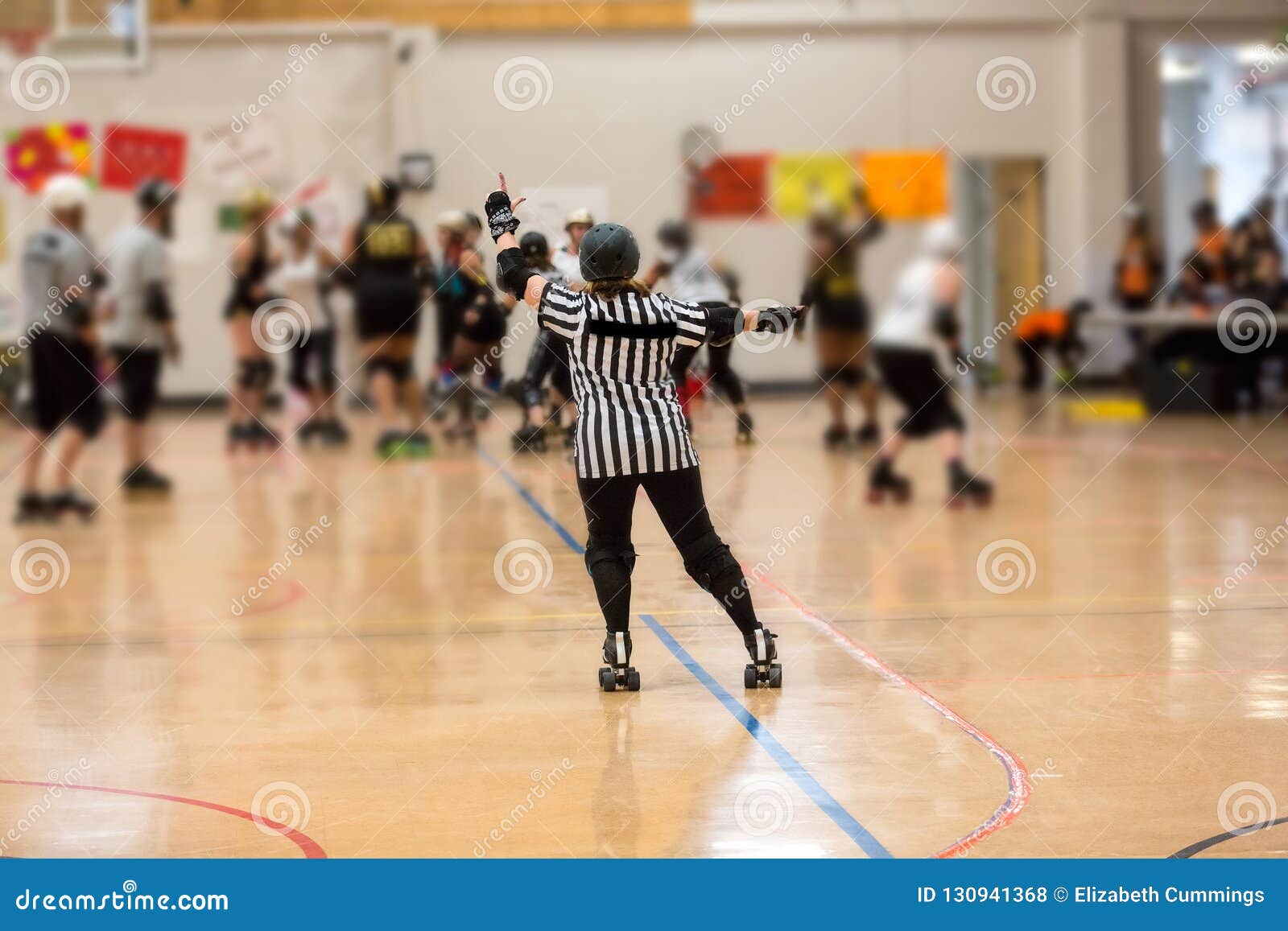 Roller Derby Referee Watches Team Editorial Stock Photo - Image of ...