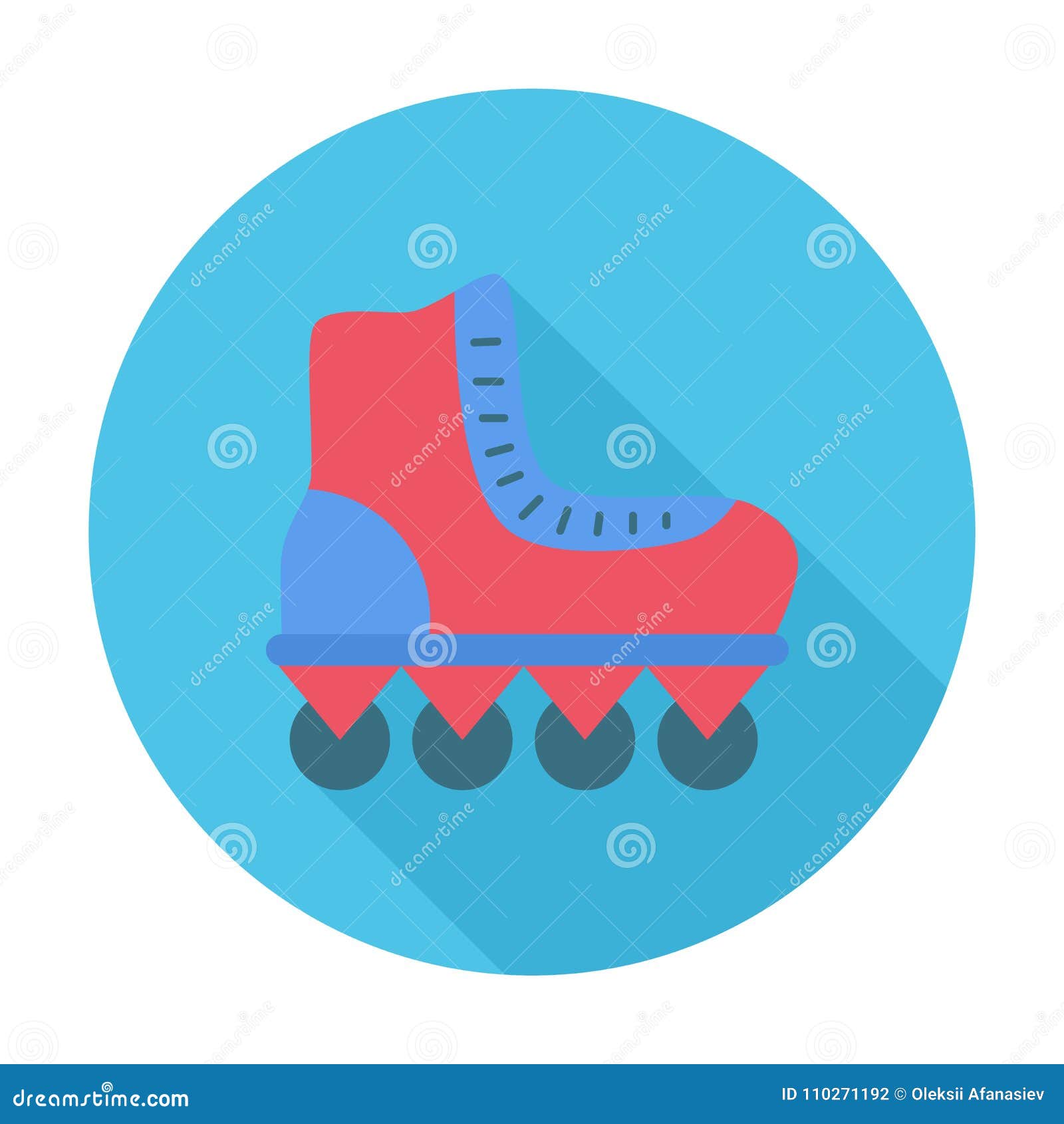 Roller skate stock vector. Illustration of play, childhood - 110271192
