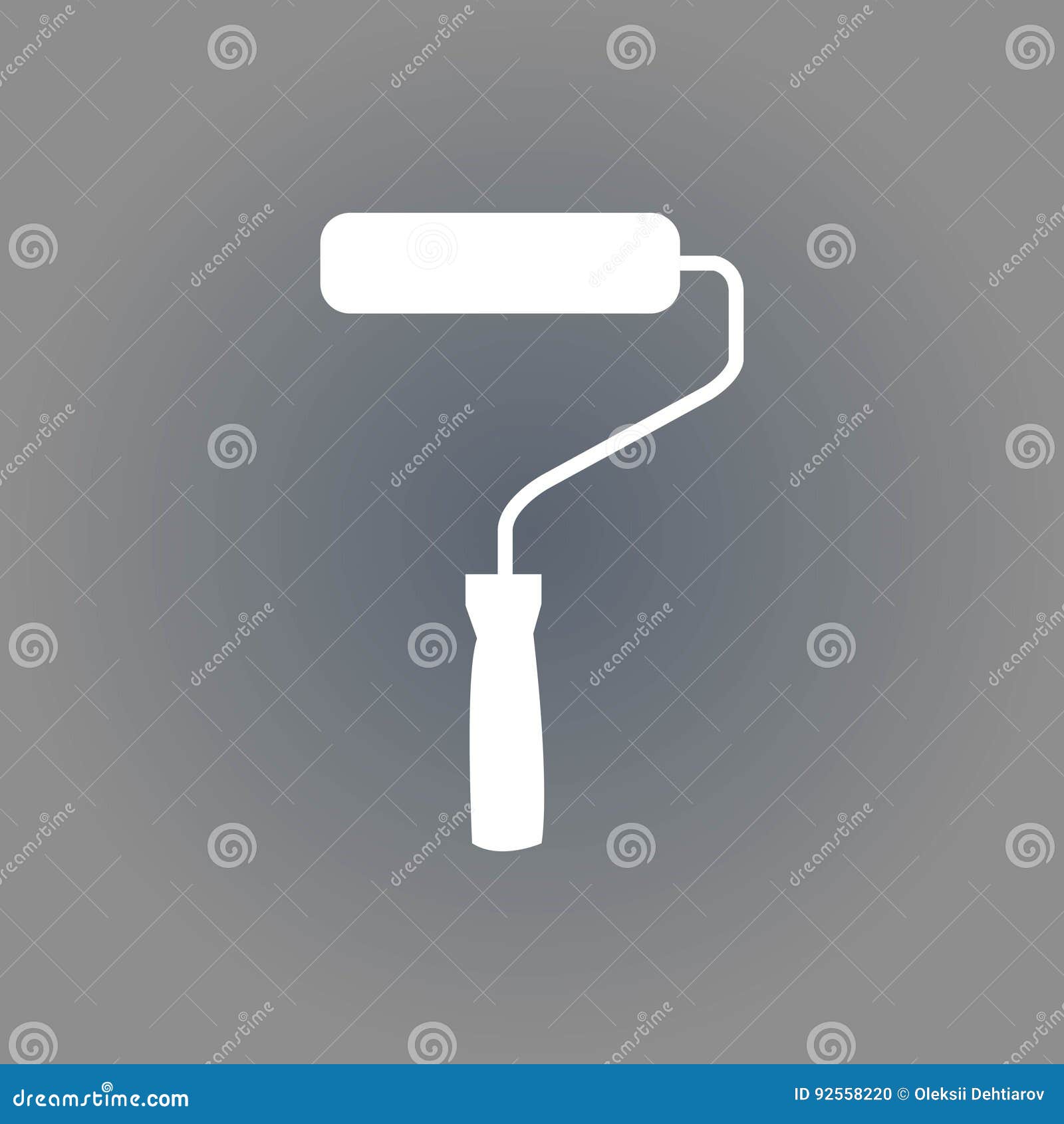 Roller Icon Stock Vector Illustration Flat Design Stock Vector ...