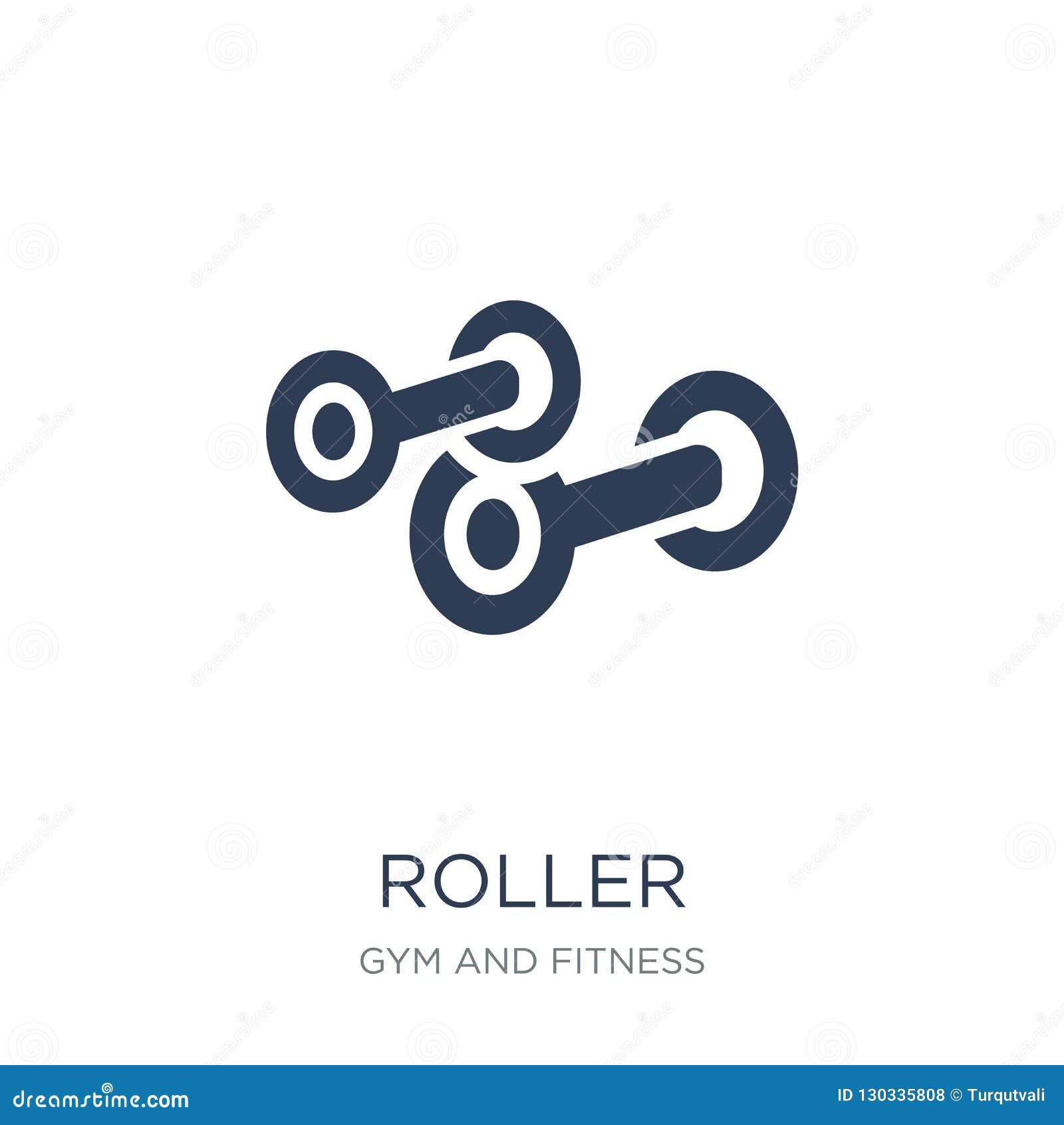 Roller Icon. Trendy Flat Vector Roller Icon on White Background Stock ...