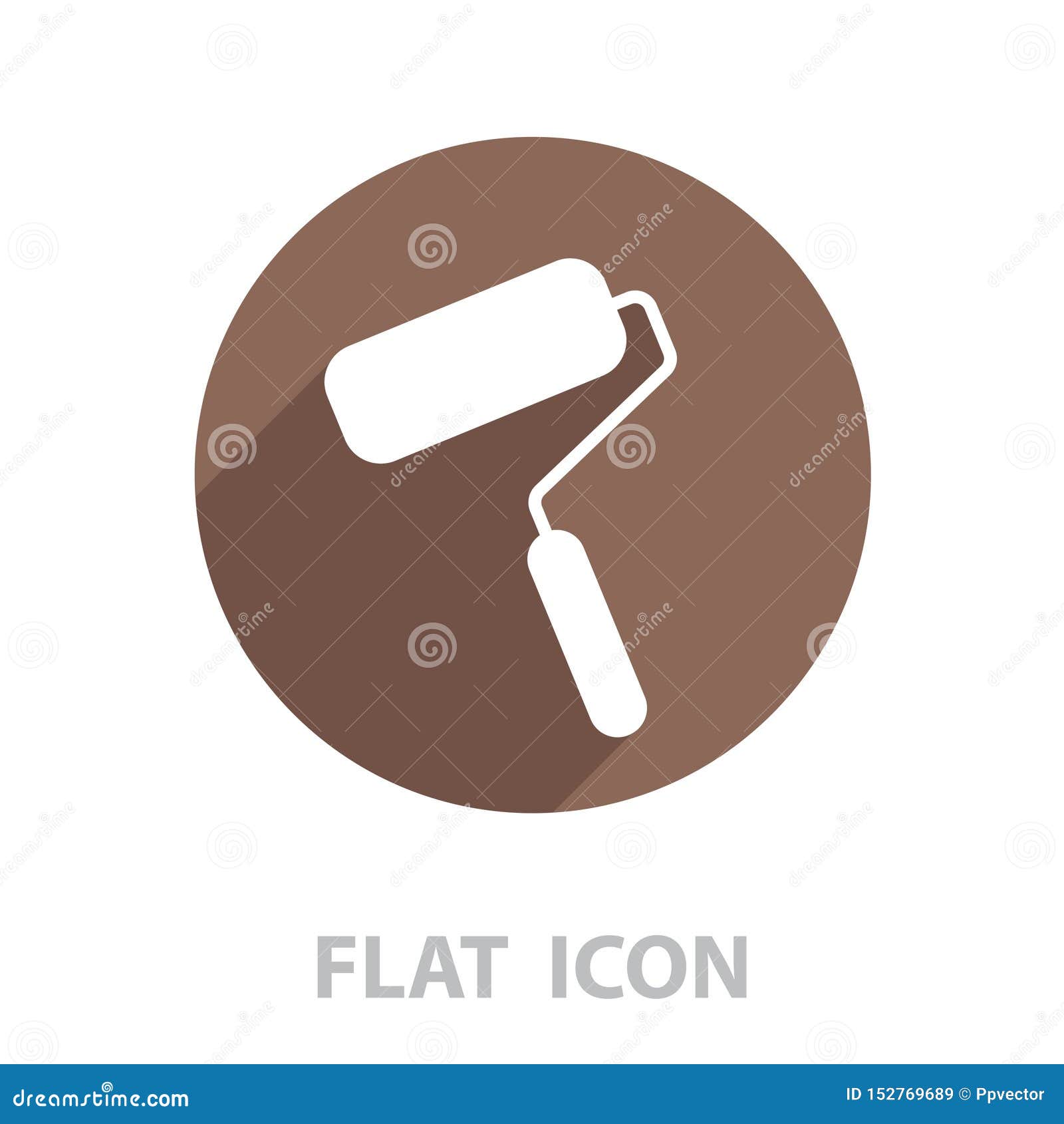 Roller Icon. Vector Illustration Stock Vector - Illustration of design ...