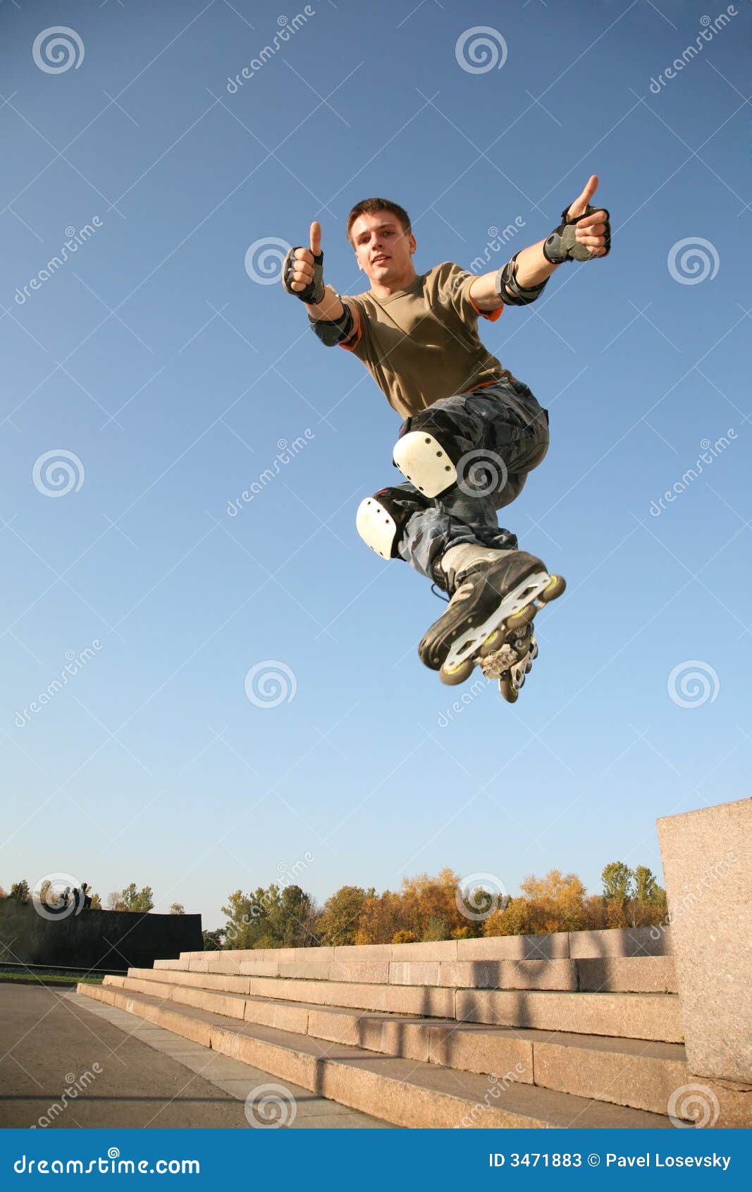 Roller jumps 5 stock image. Image of rollerskates, rubber - 3471883