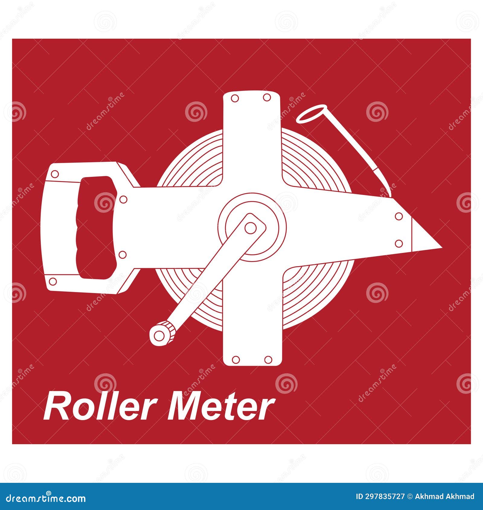 Roller meter icon stock illustration. Illustration of measurement ...