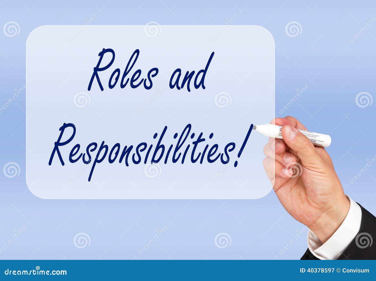 Roller och ansvar! fotografering för bildbyråer. Bild av mörkare - 40378597