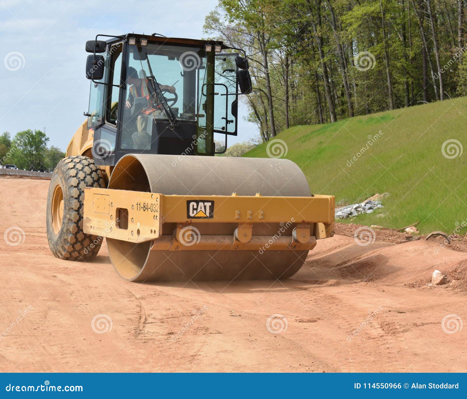 Ramp Construction With Plain With Wall Mounted Hand Rails Both Sides ...