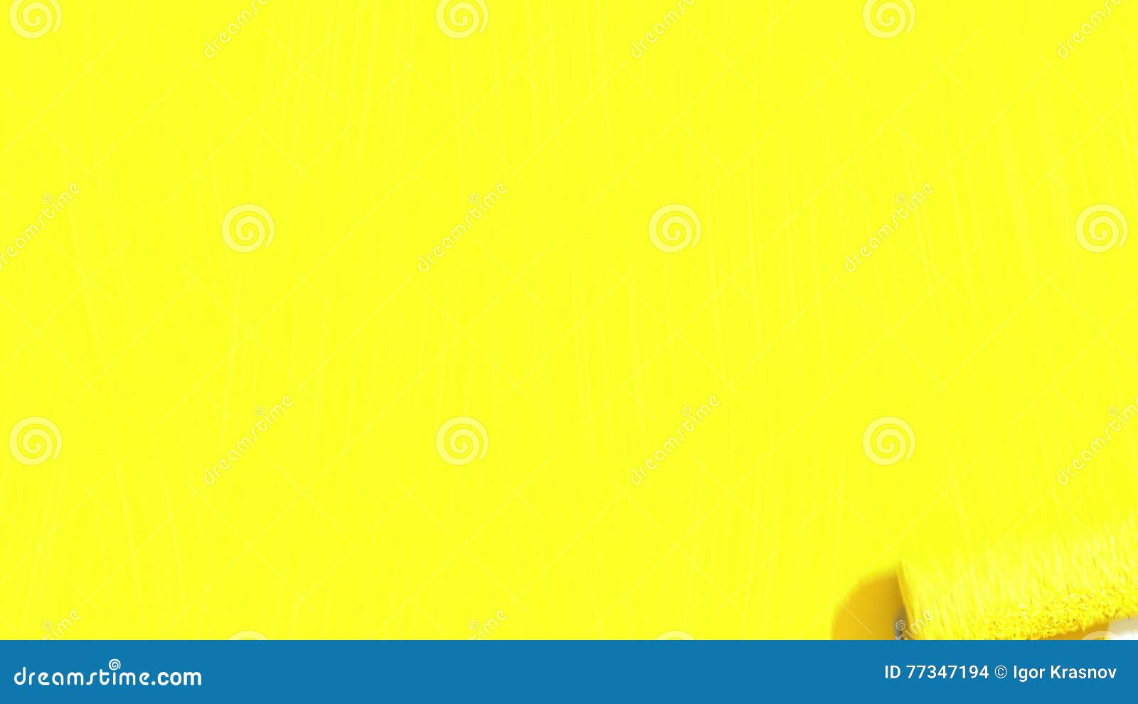Roller Painting Yellow Color. Useful for Transitions. Loop-able. Alpha ...
