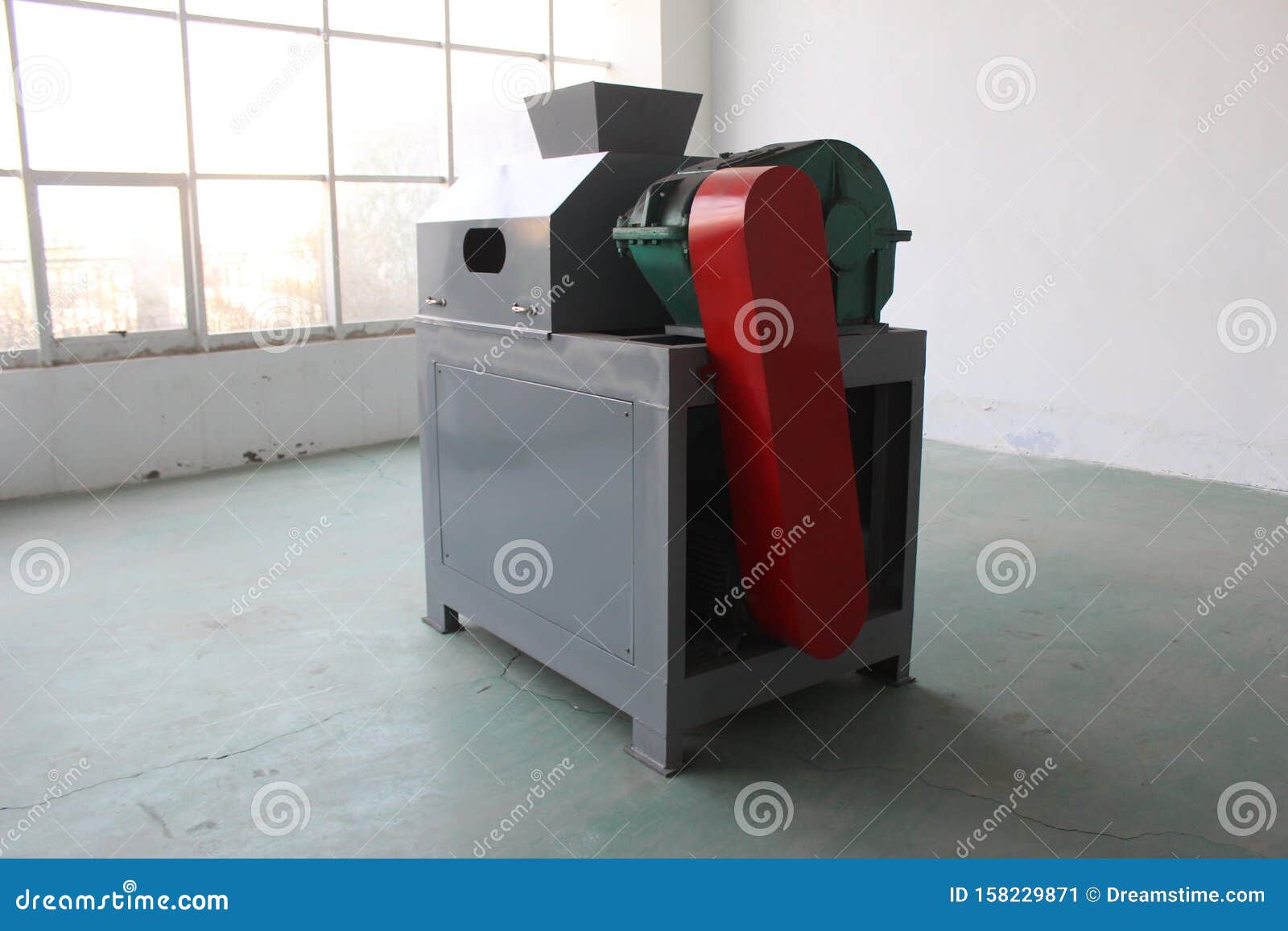 Roller Press Granulator Machine Stock Image - Image of fertilizer ...