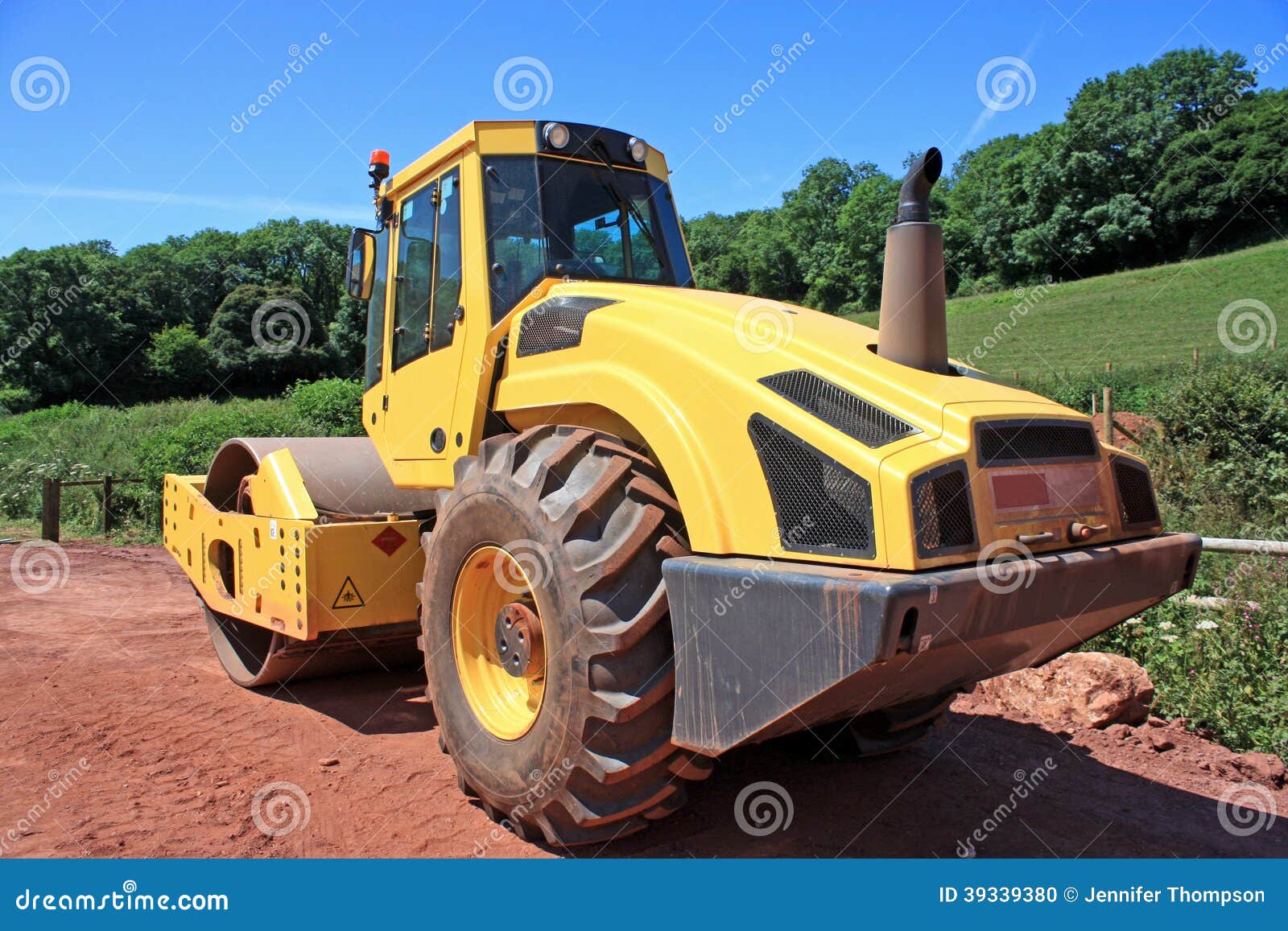 Roller stock photo. Image of construction, road, industrial - 39339380