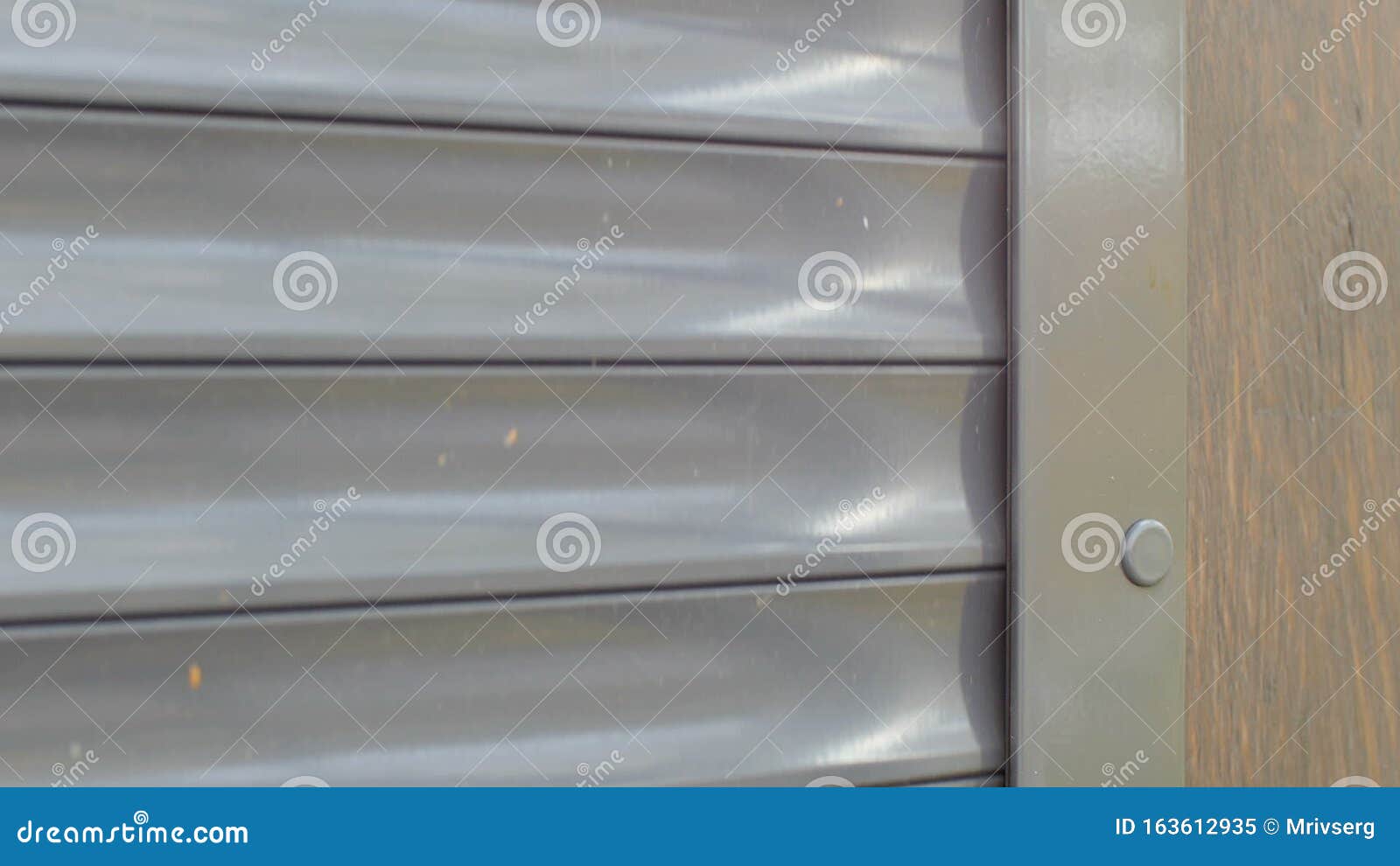 Roller shutter closed stock video. Video of blind, protective - 163612935