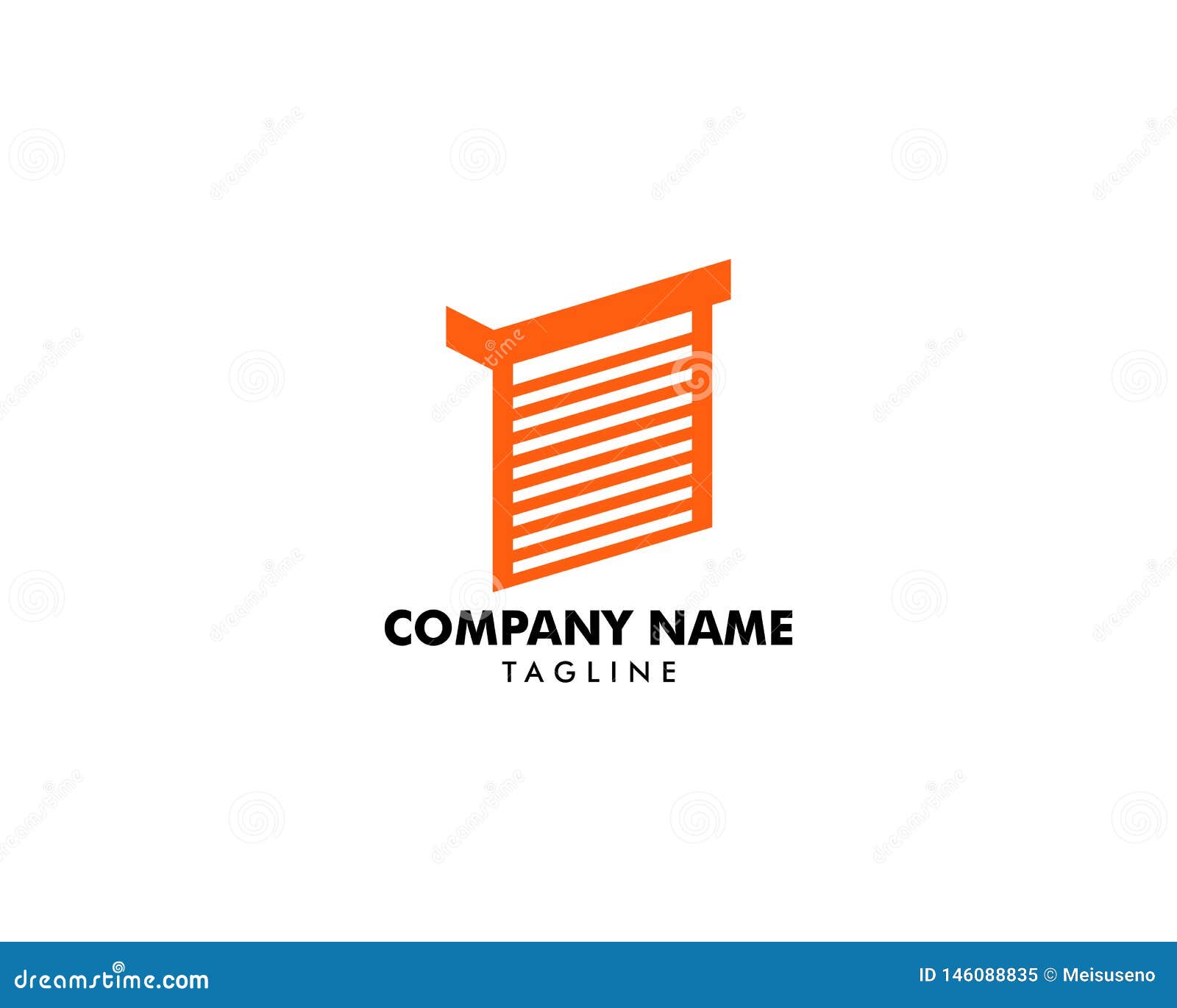 Roller Shutter Door Logo Icon Template Stock Vector - Illustration of ...