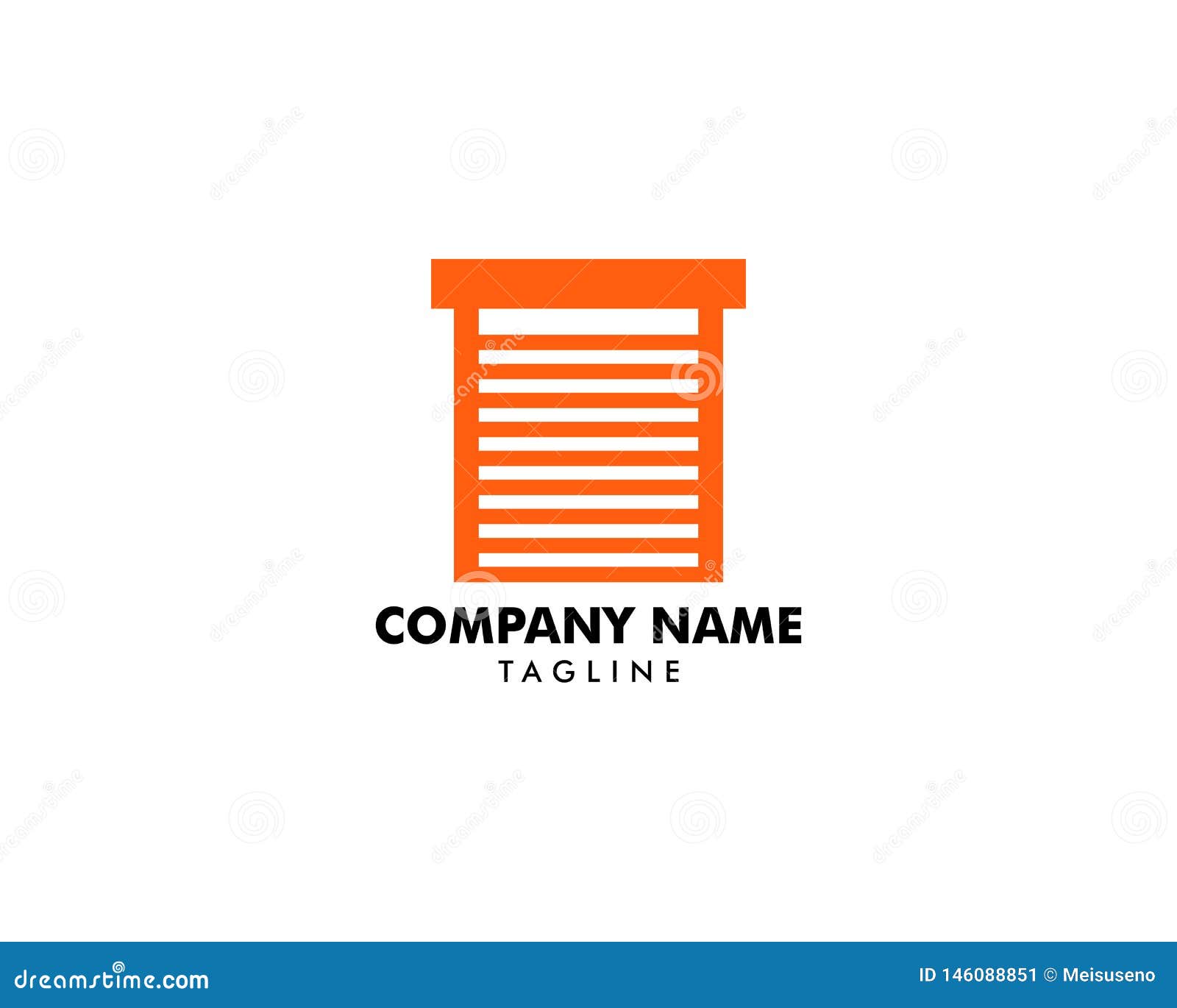 Roller Shutter Door Logo Icon Template Stock Vector - Illustration of ...