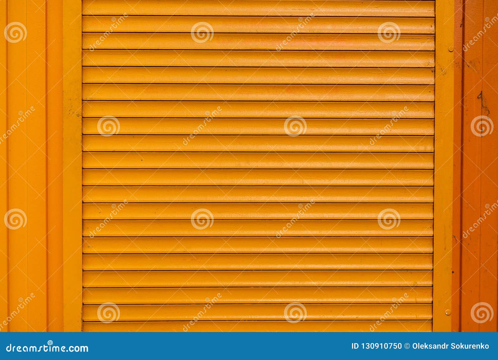 Roller shutter texture stock photo. Image of front, blank - 130910750