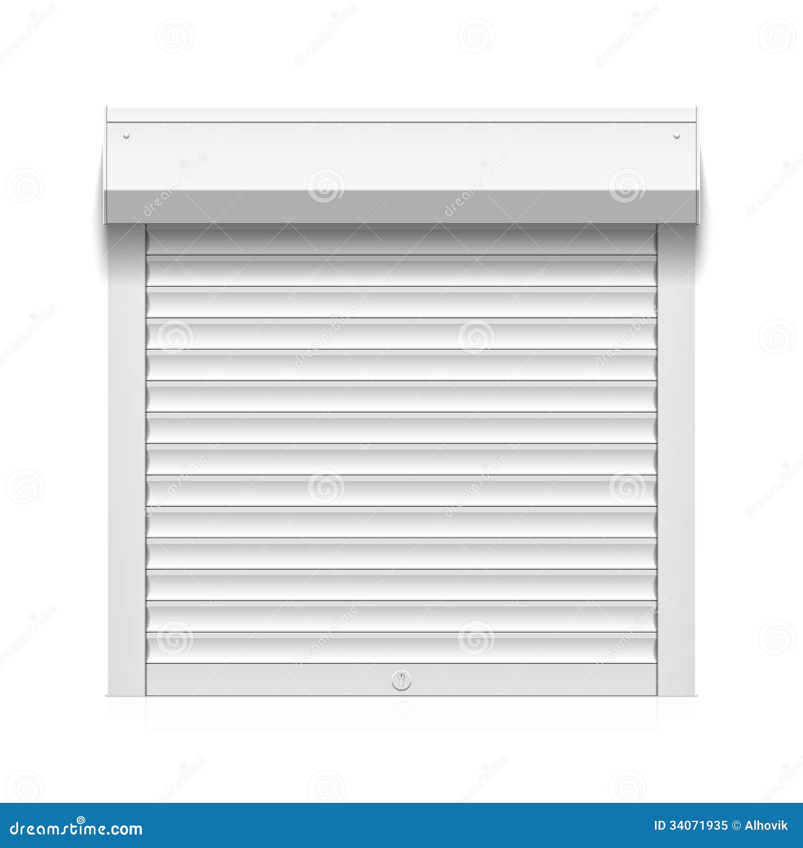Roller Shutter Open Close View From Inside View From Outside Whith ...