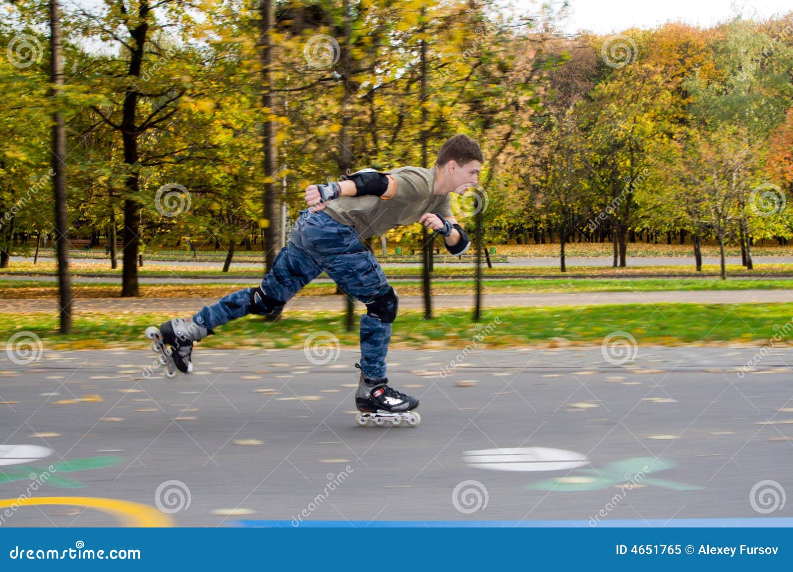 Roller Skating Picture. Image: 4651765