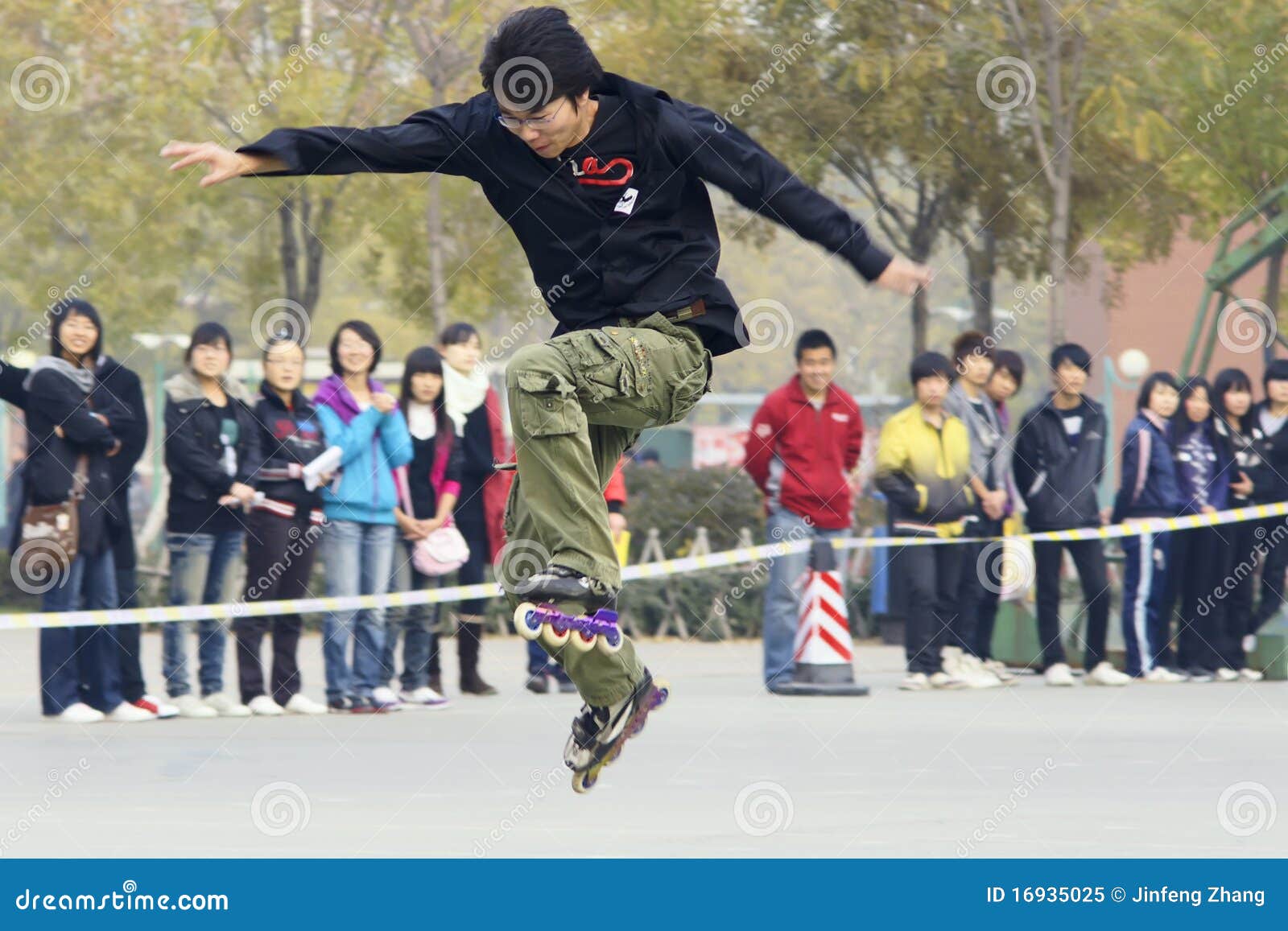 Roller skating game editorial image. Image of leap, college - 16935025