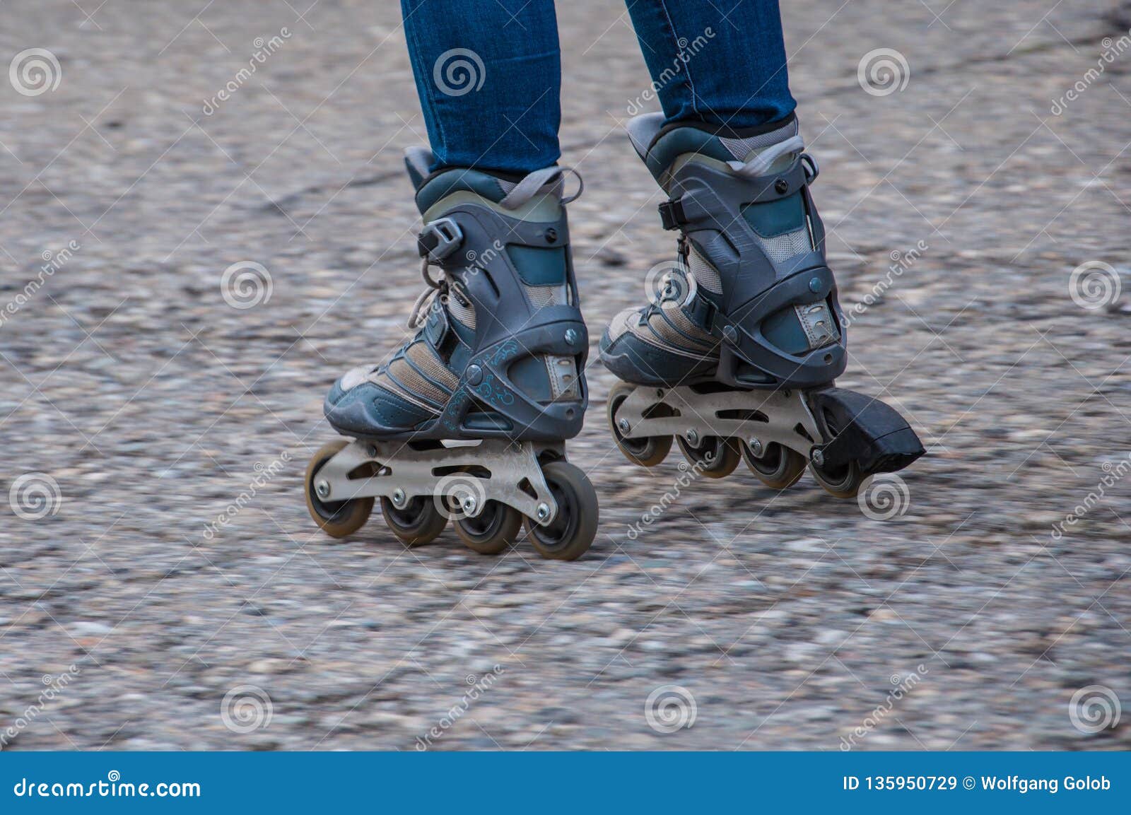 Roller skating motion blur stock image. Image of street - 135950729