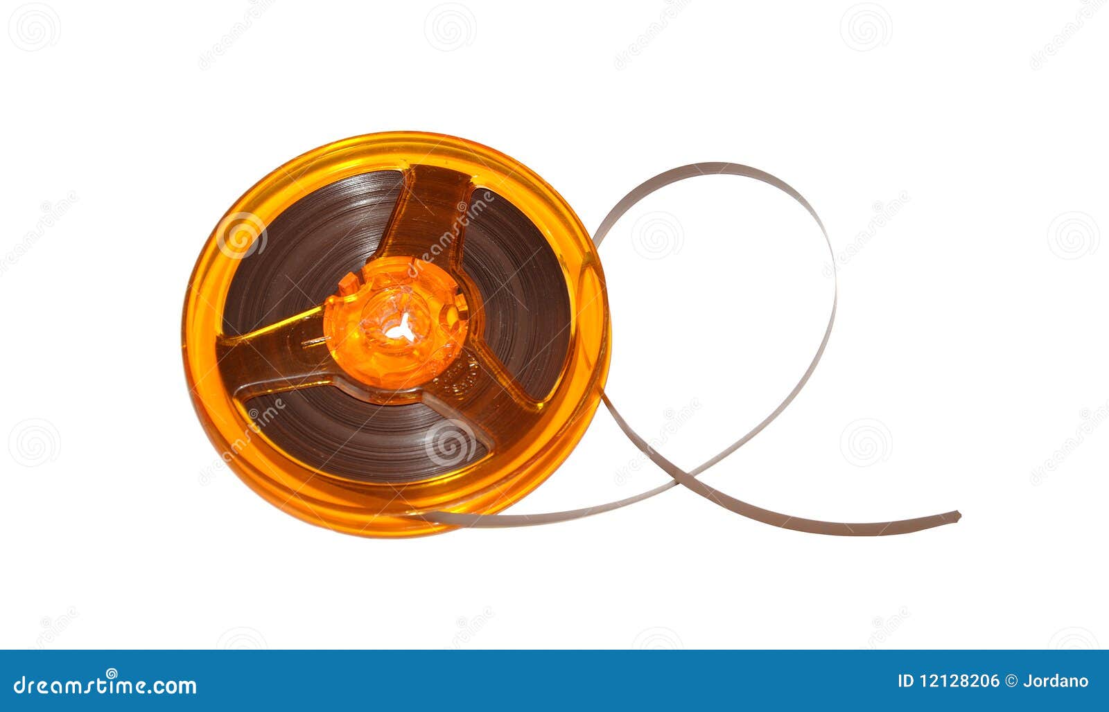 Roller Tape cassette spool stock photo. Image of white - 12128206