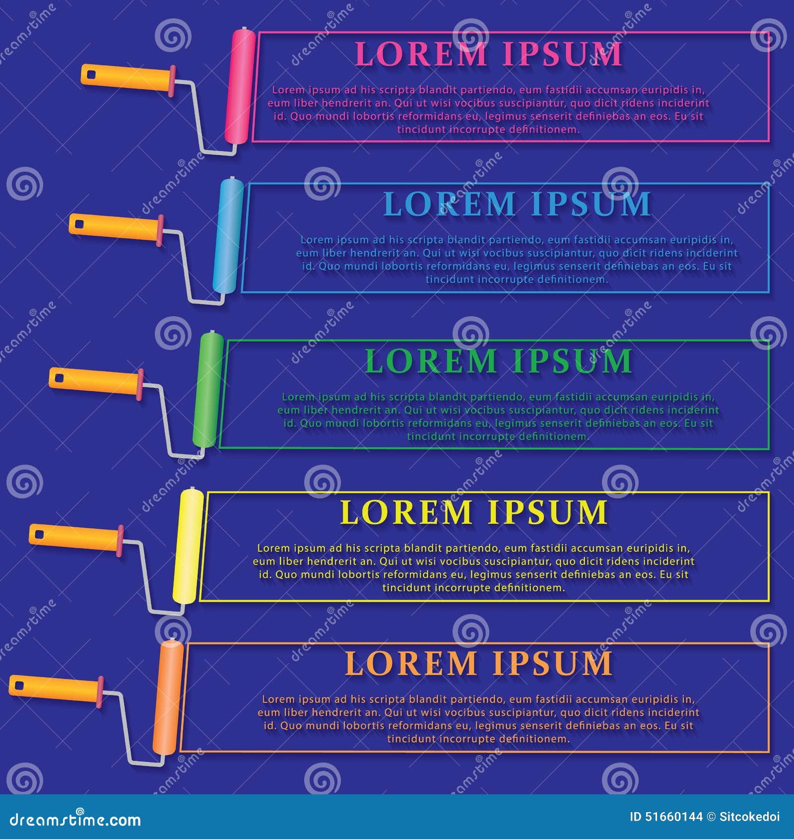 Roller and text stock vector. Illustration of internet - 51660144