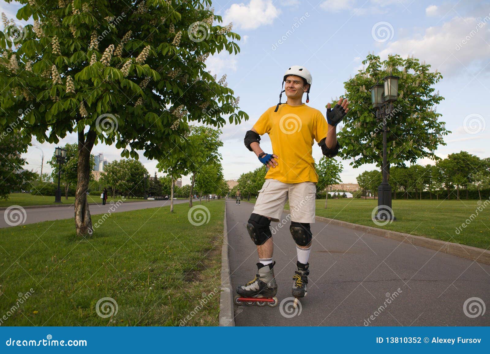 Rollerblading stock photo. Image of activities, recreational - 13810352