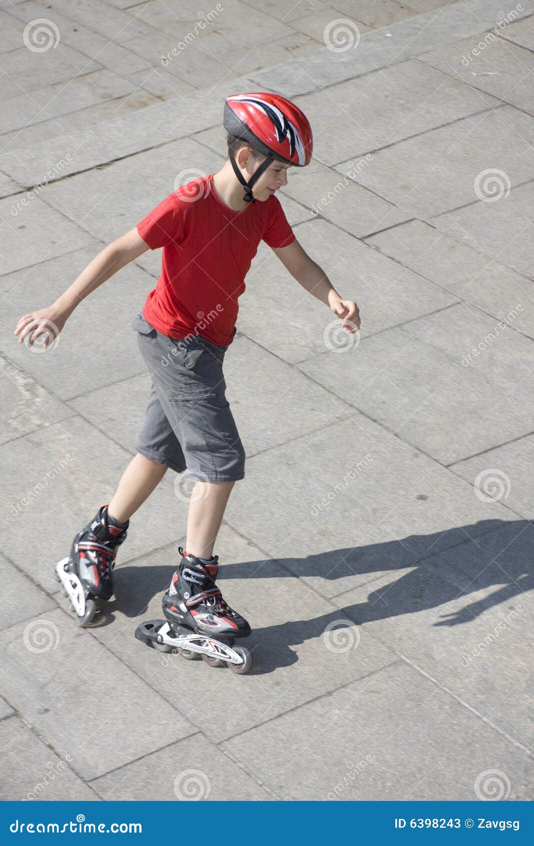 Rollerblading stock image. Image of outdoors, rollerskates - 6398243