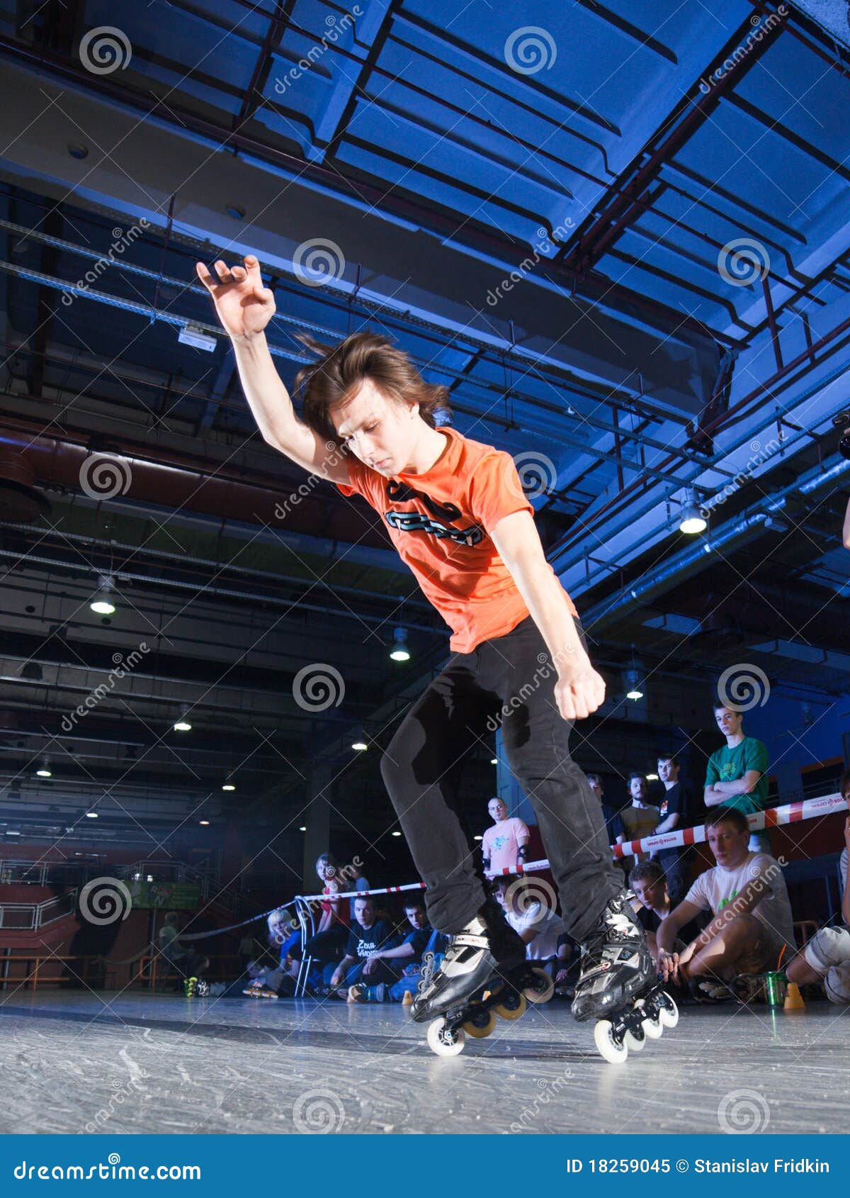 Rollerblading competition editorial image. Image of finish - 18259045