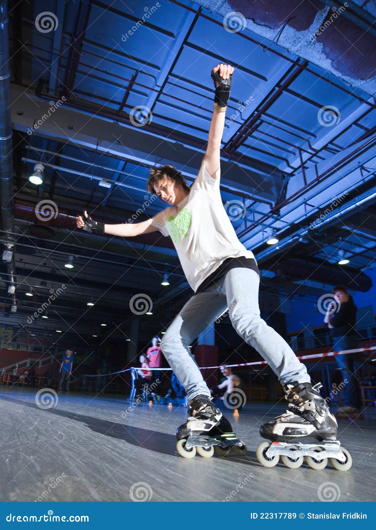 Rollerblading competition editorial stock image. Image of active - 22317789