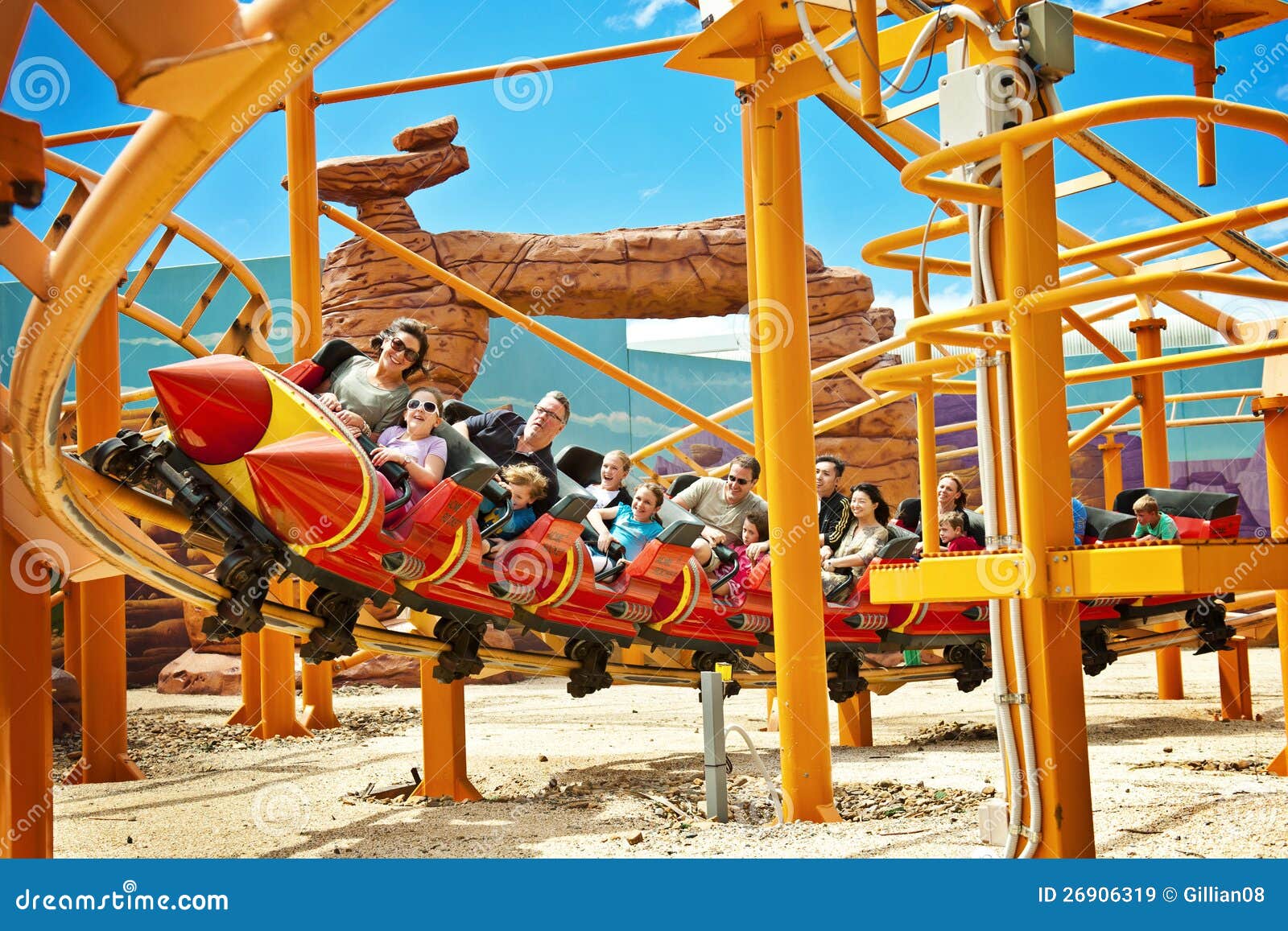 Rollercoaster editorial stock image. Image of editorial - 26906319