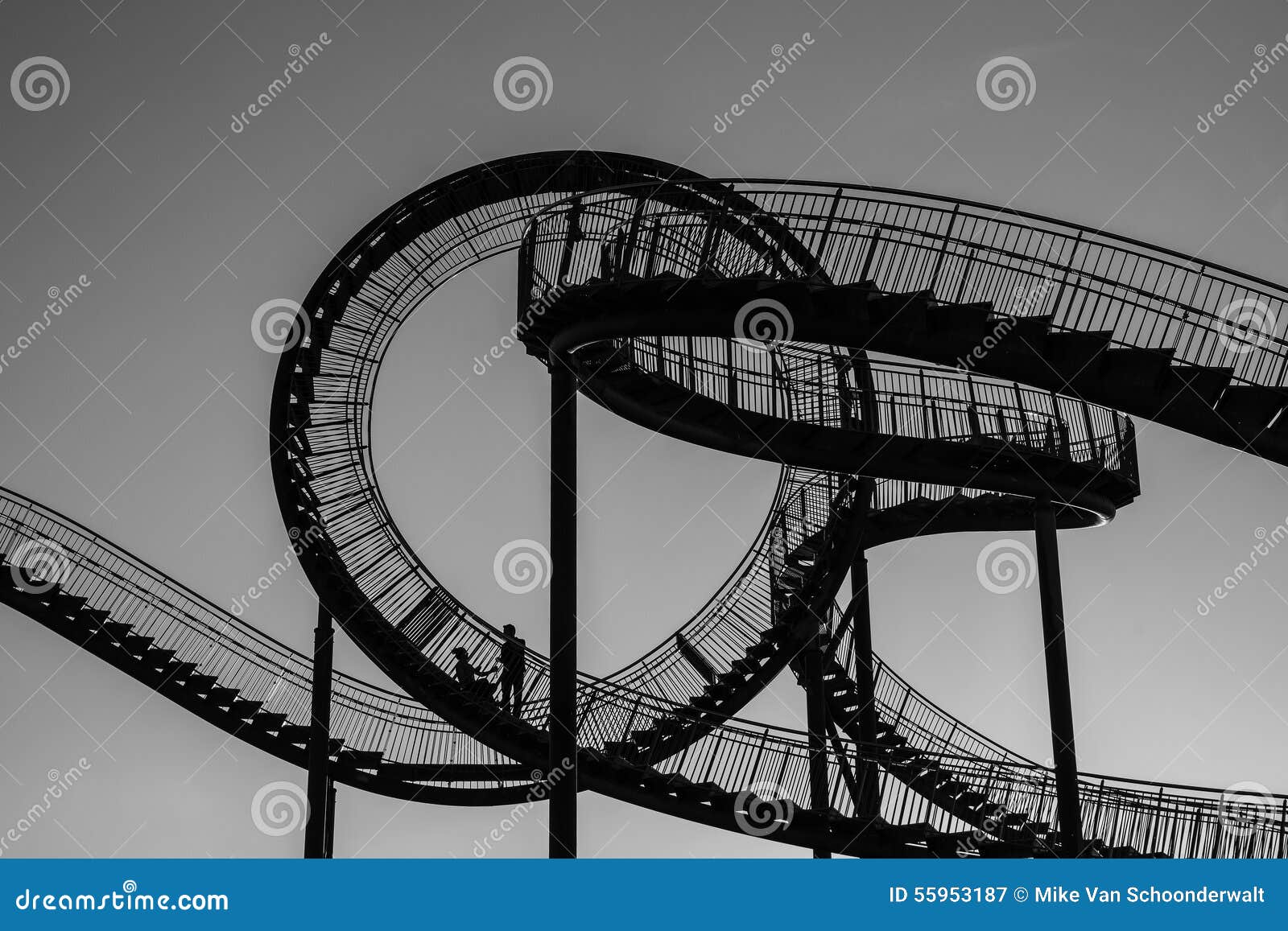 Rollercoaster stock image. Image of thunder, theme, youth - 55953187
