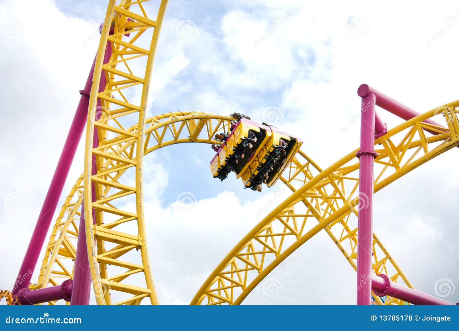 Rollercoaster ride stock photo. Image of ride, rollercoaster - 13785178