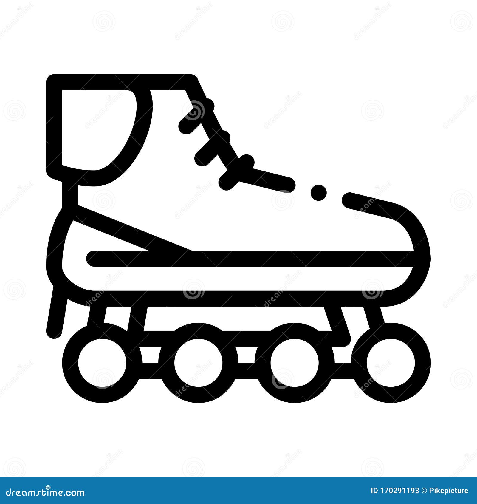Rollers Icon Vector Outline Illustration Stock Vector - Illustration of ...