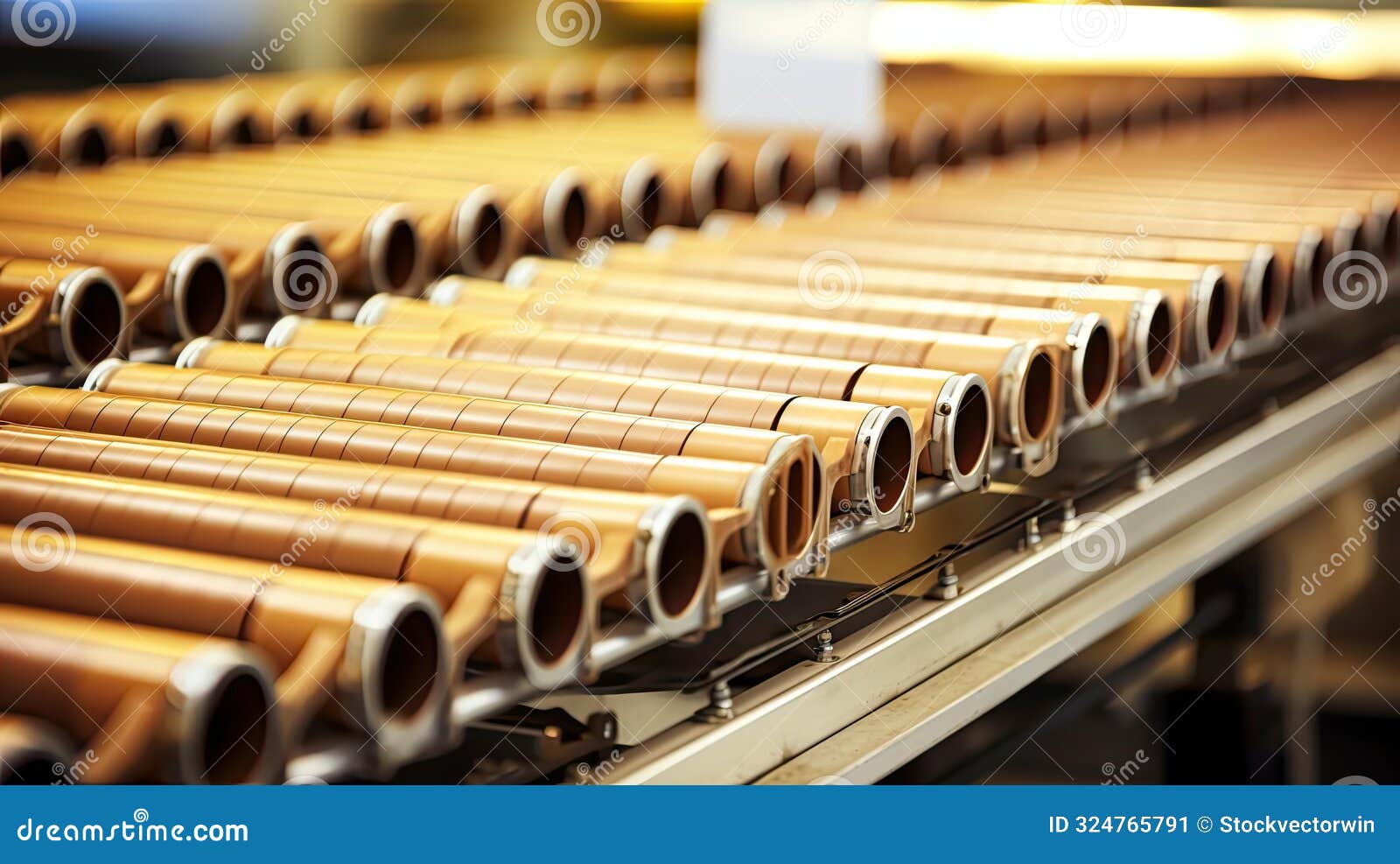 Rollers Package Conveyor Belt Stock Illustration - Illustration of ...