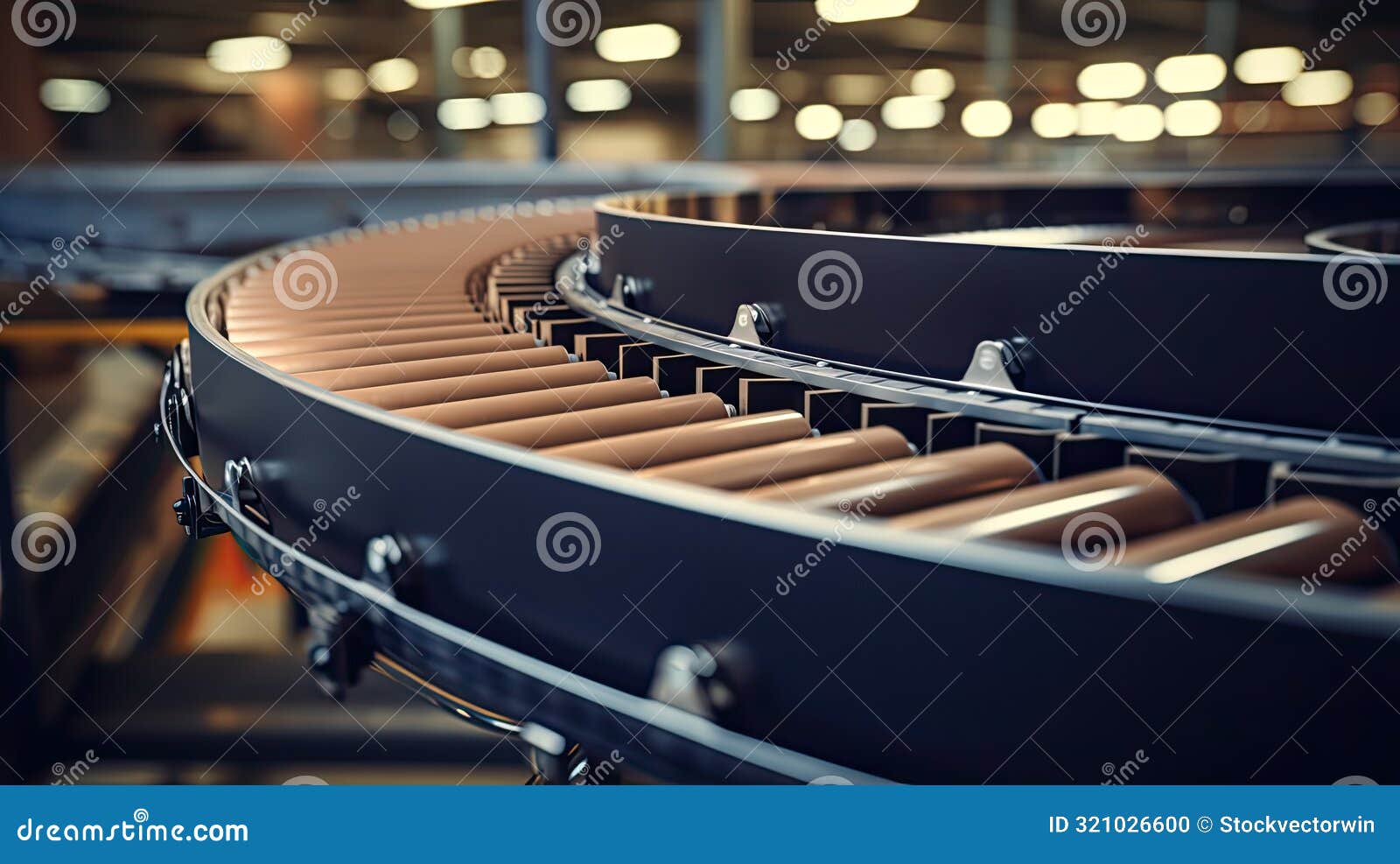 Parcel On The Conveyor. The Concept Of Automatic, Generative AI Stock ...