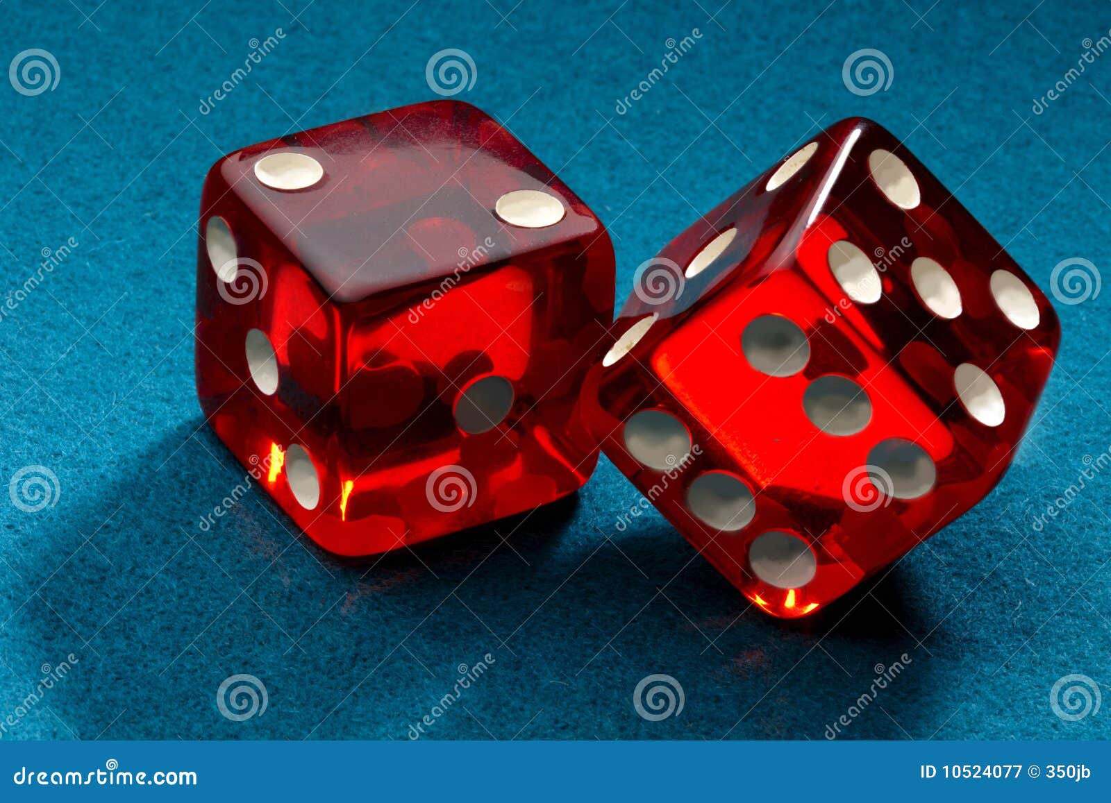 Rollin Red Dice stock image. Image of white, blue, luck - 10524077