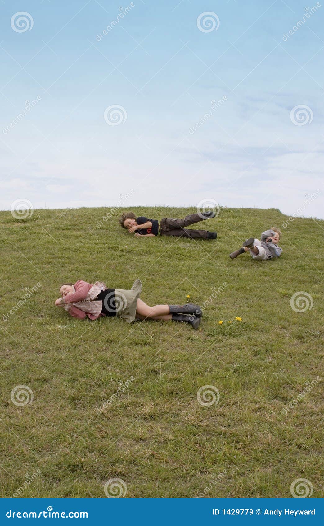 Rolling 01 stock image. Image of roly, summer, kids, gravity - 1429779