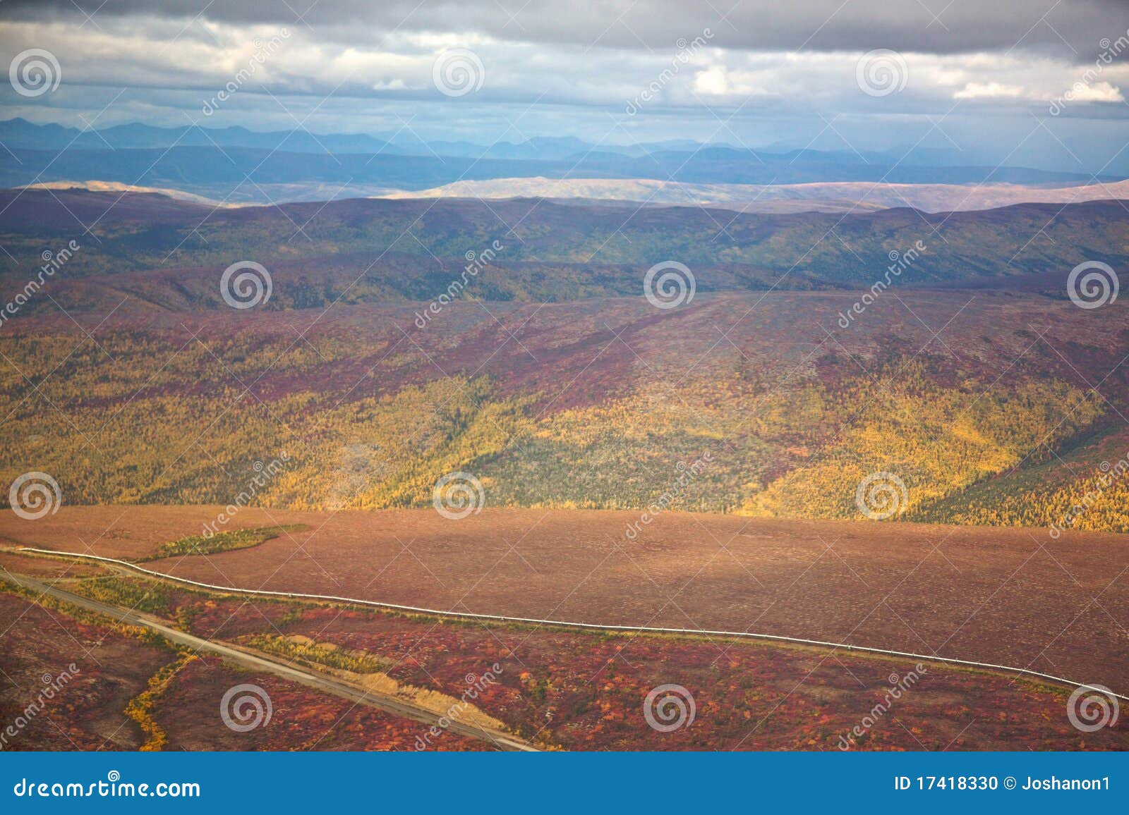 Rolling Alaskan Hills stock photo. Image of destinations - 17418330