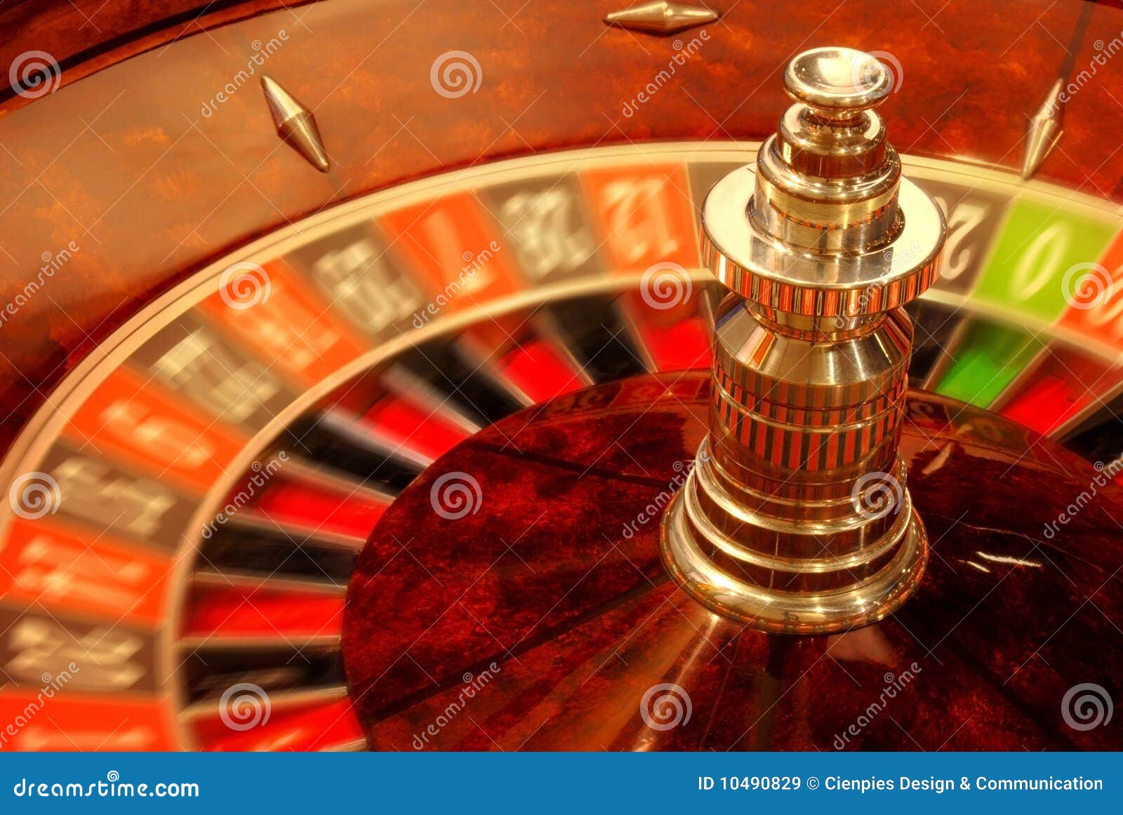 Rolling casino roulette stock image. Image of game, croupiers - 10490829