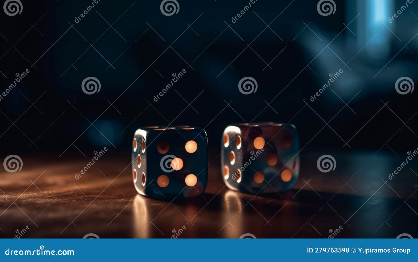 Rolling Craps Cube Spotted in Motion, Gambling for Success Generated by ...
