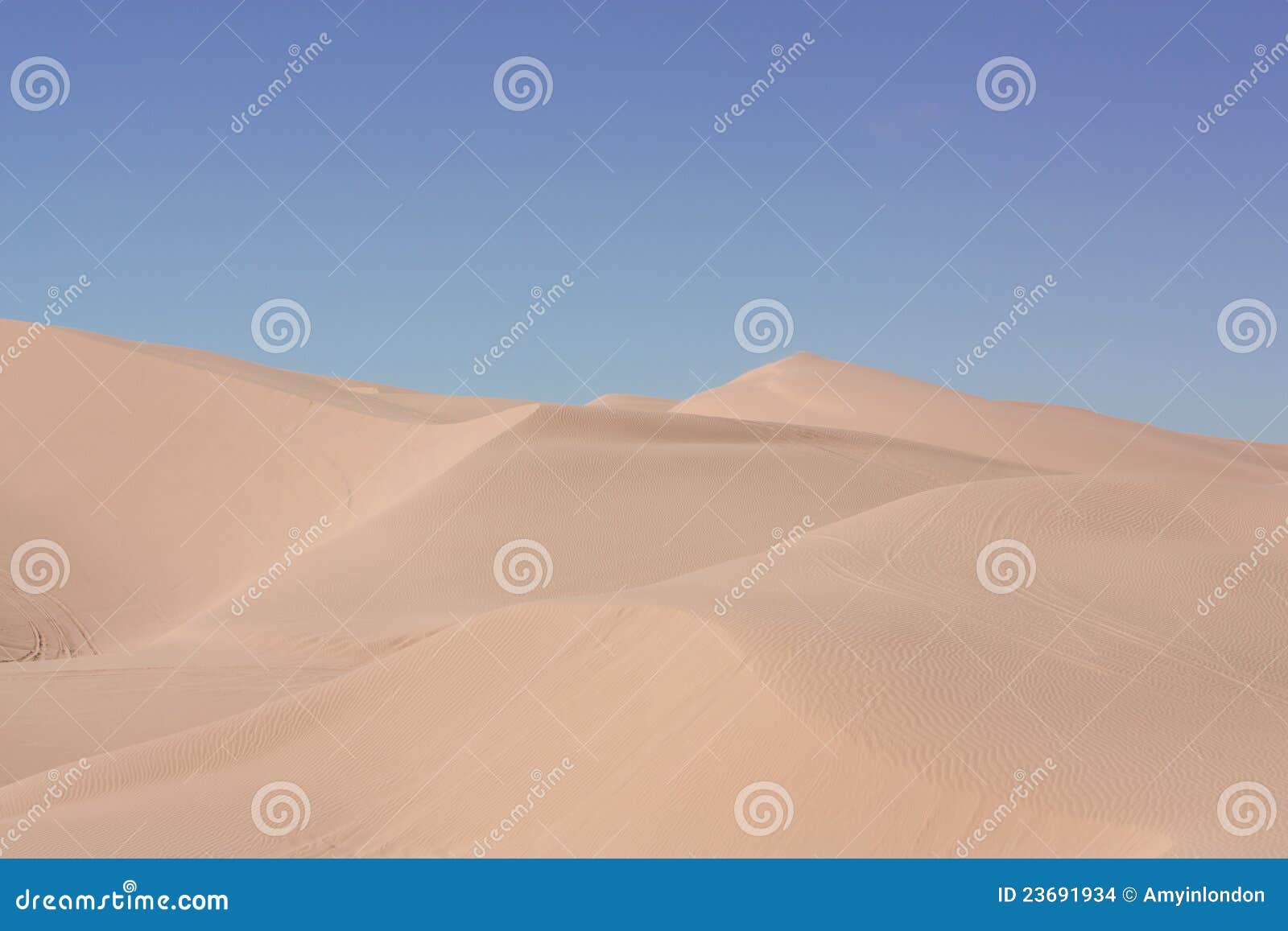 Rolling desert sand dunes stock photo. Image of natural - 23691934