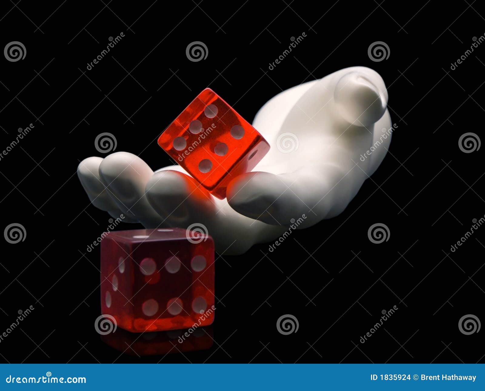 Rolling the Dice stock photo. Image of isolated, hand - 1835924