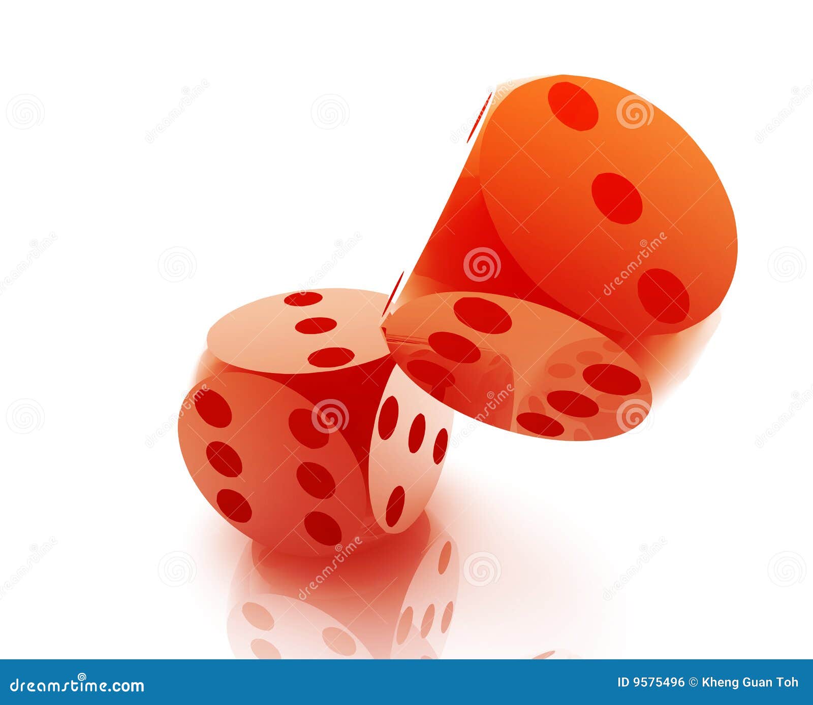 Rolling dice stock illustration. Illustration of luck - 9575496