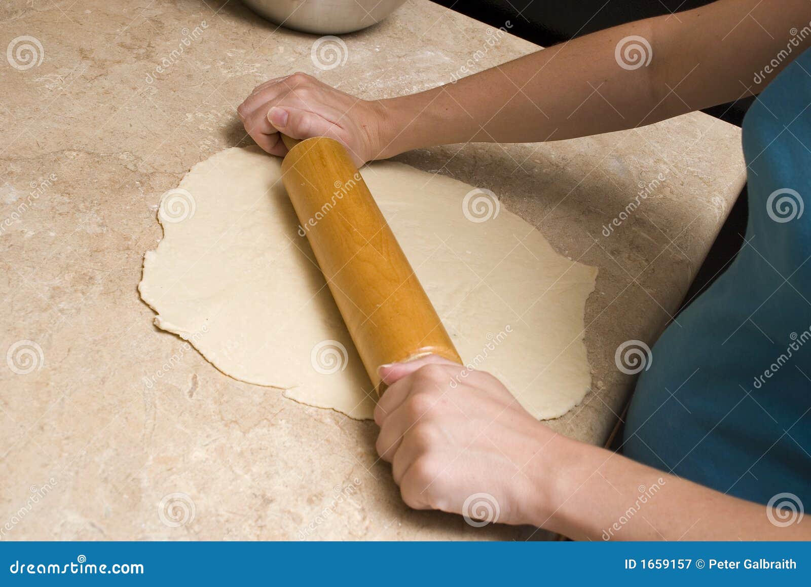 Rolling dough stock image. Image of prepare, special, messy - 1659157