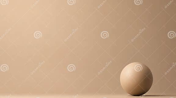 Rolling Down Ball on White Surface Stock Illustration - Illustration of ...