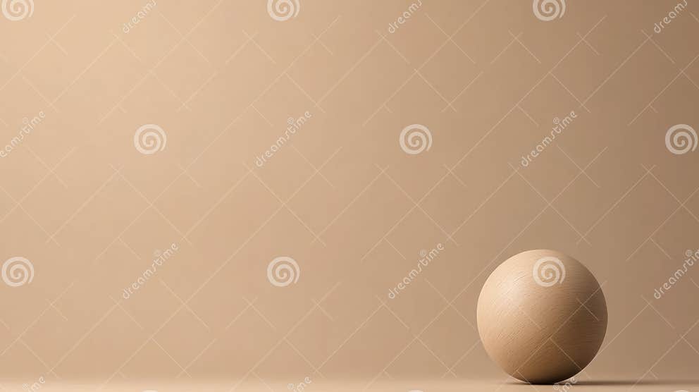 Rolling Down Ball on White Surface Stock Illustration - Illustration of ...