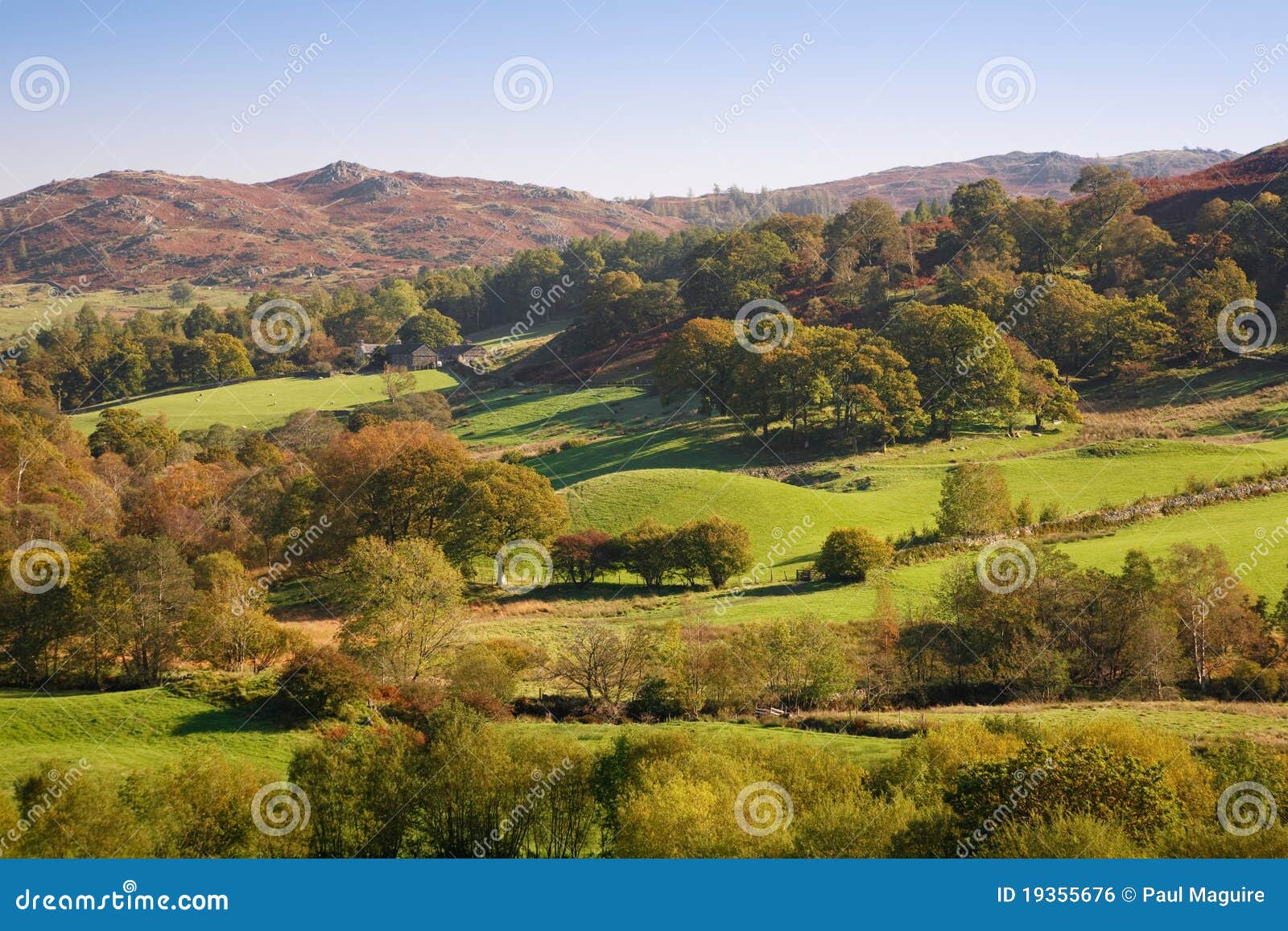 Rolling English Countryside Stock Photo - Image of great, hill: 19355676