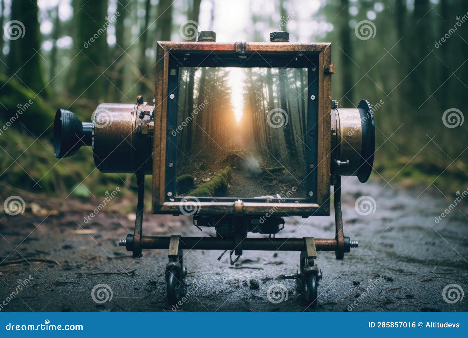 Rolling Film Inside Homemade Pinhole Camera Stock Photo - Image of ...