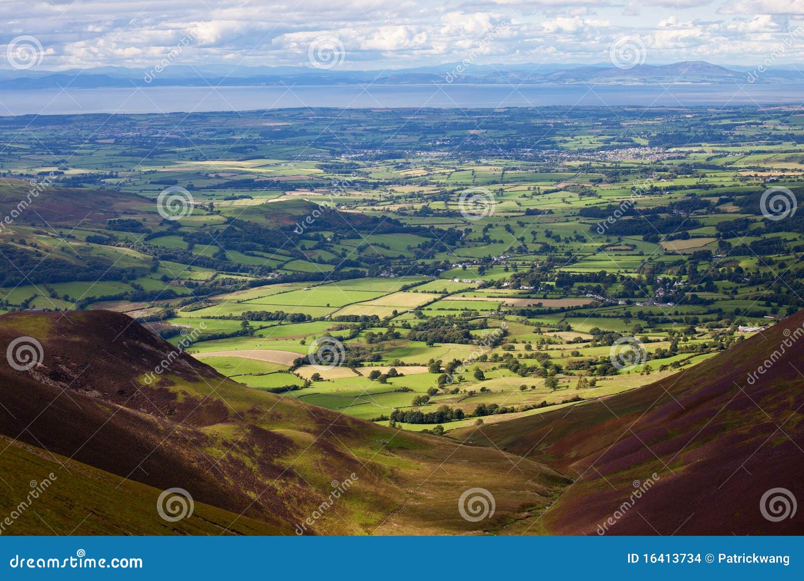 Rolling Hills in Lake District England Stock Photo - Image of european ...